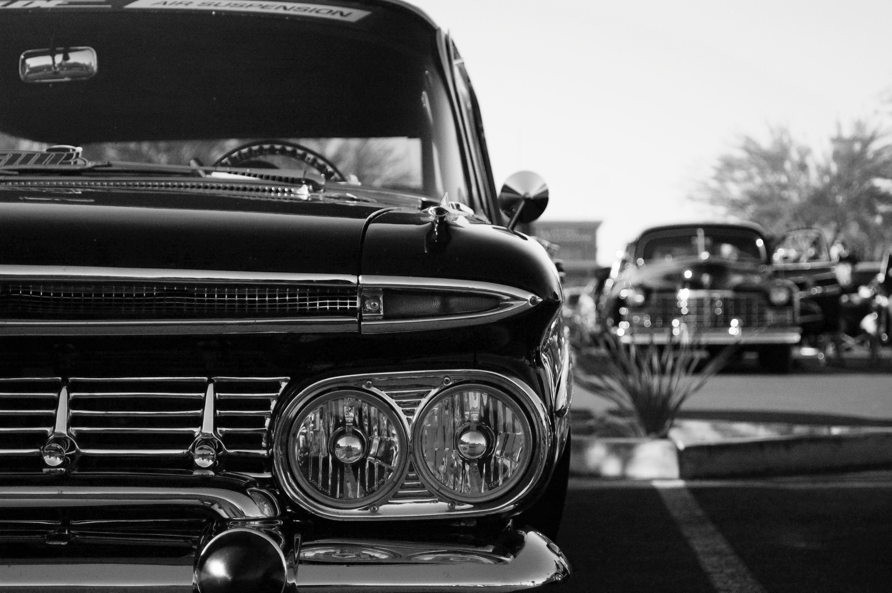 Classic American Car Front in Las Vegas · Free Stock Photo