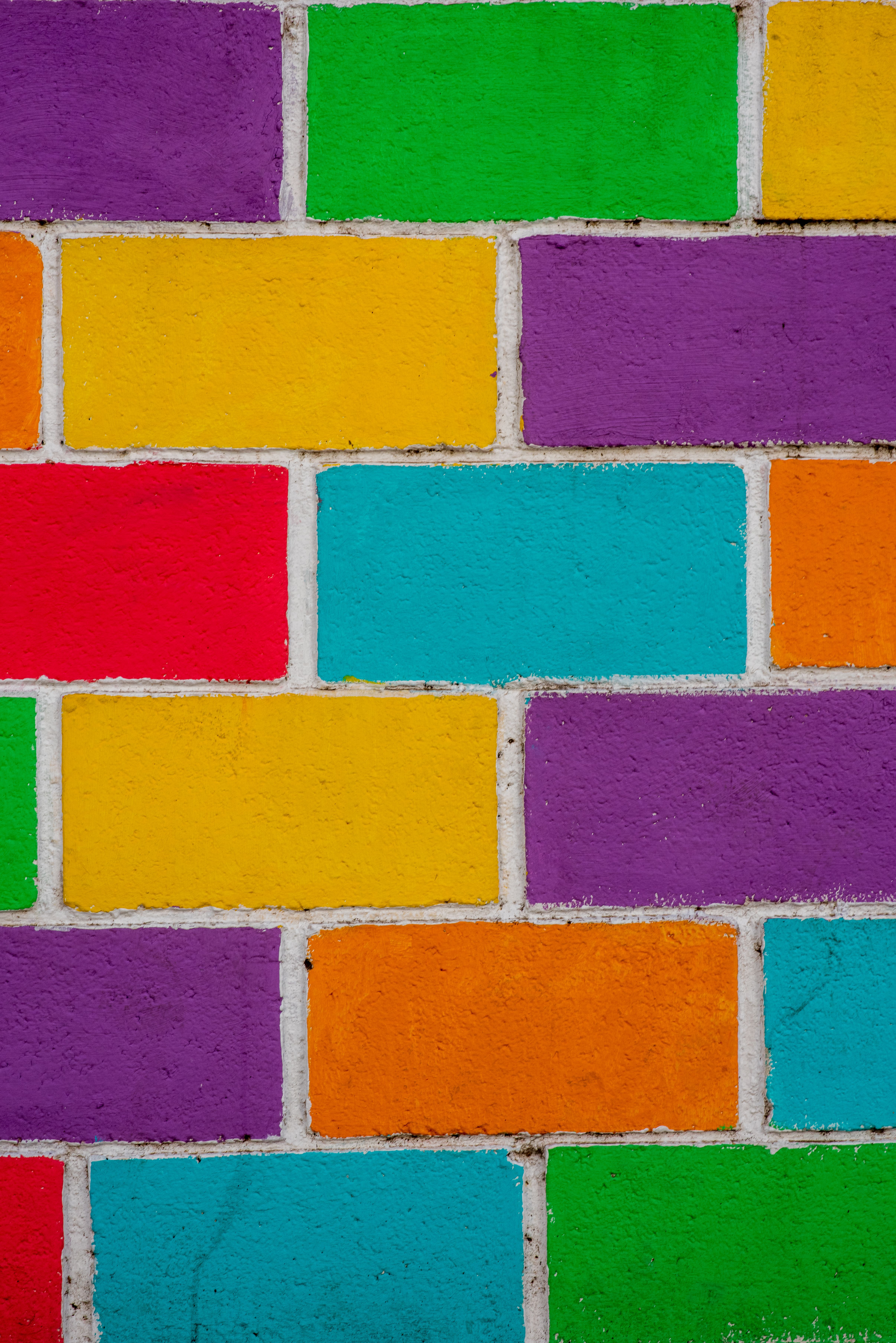 Purple Red Brick Lit Stage Wall Background Photos, Download The BEST ...