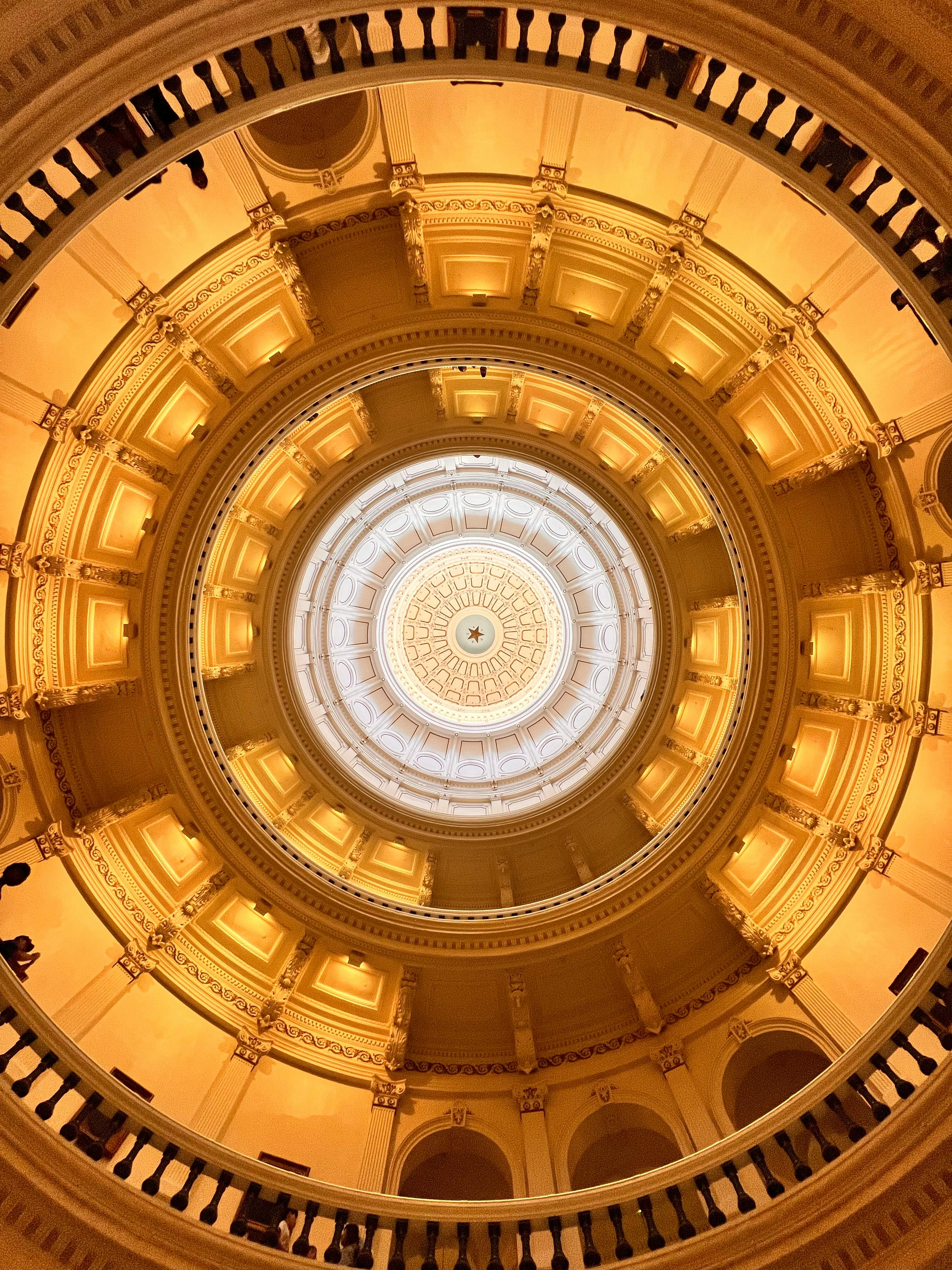 Dome Interior Architecture with Ornate Patterns · Free Stock Photo