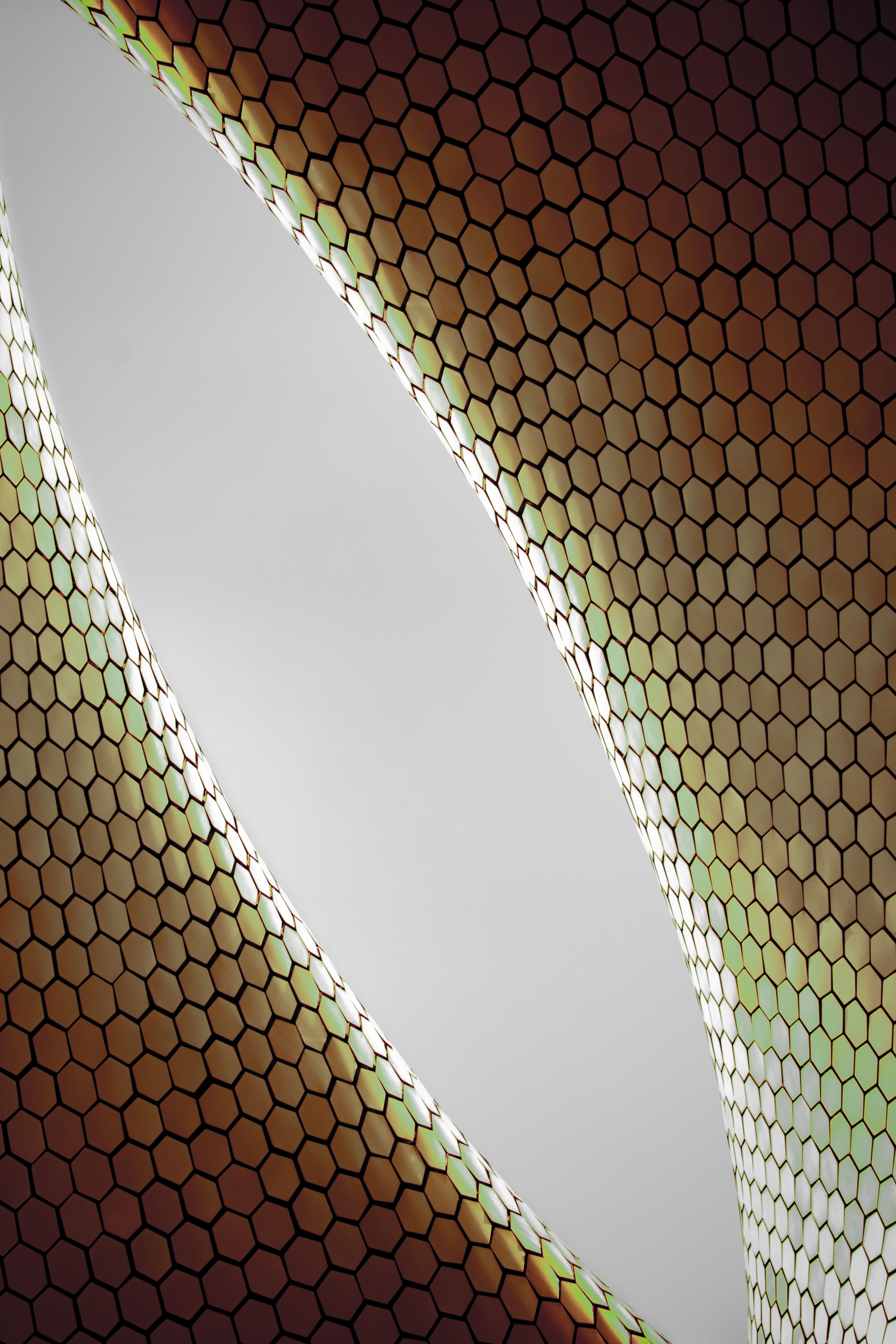 Abstract Hexagonal Pattern with Gradient Details · Free Stock Photo
