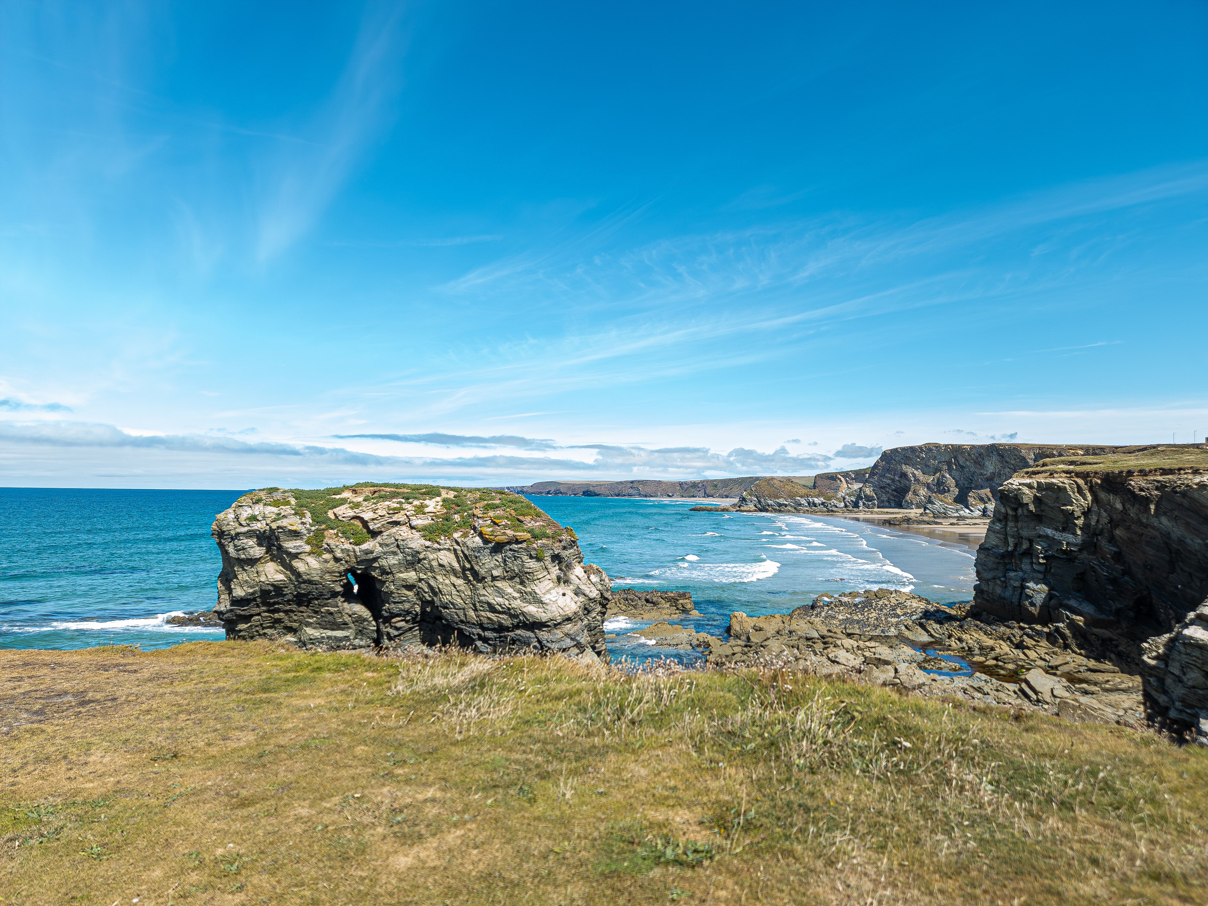Scenic Coastal View in Cornwall, UK · Free Stock Photo
