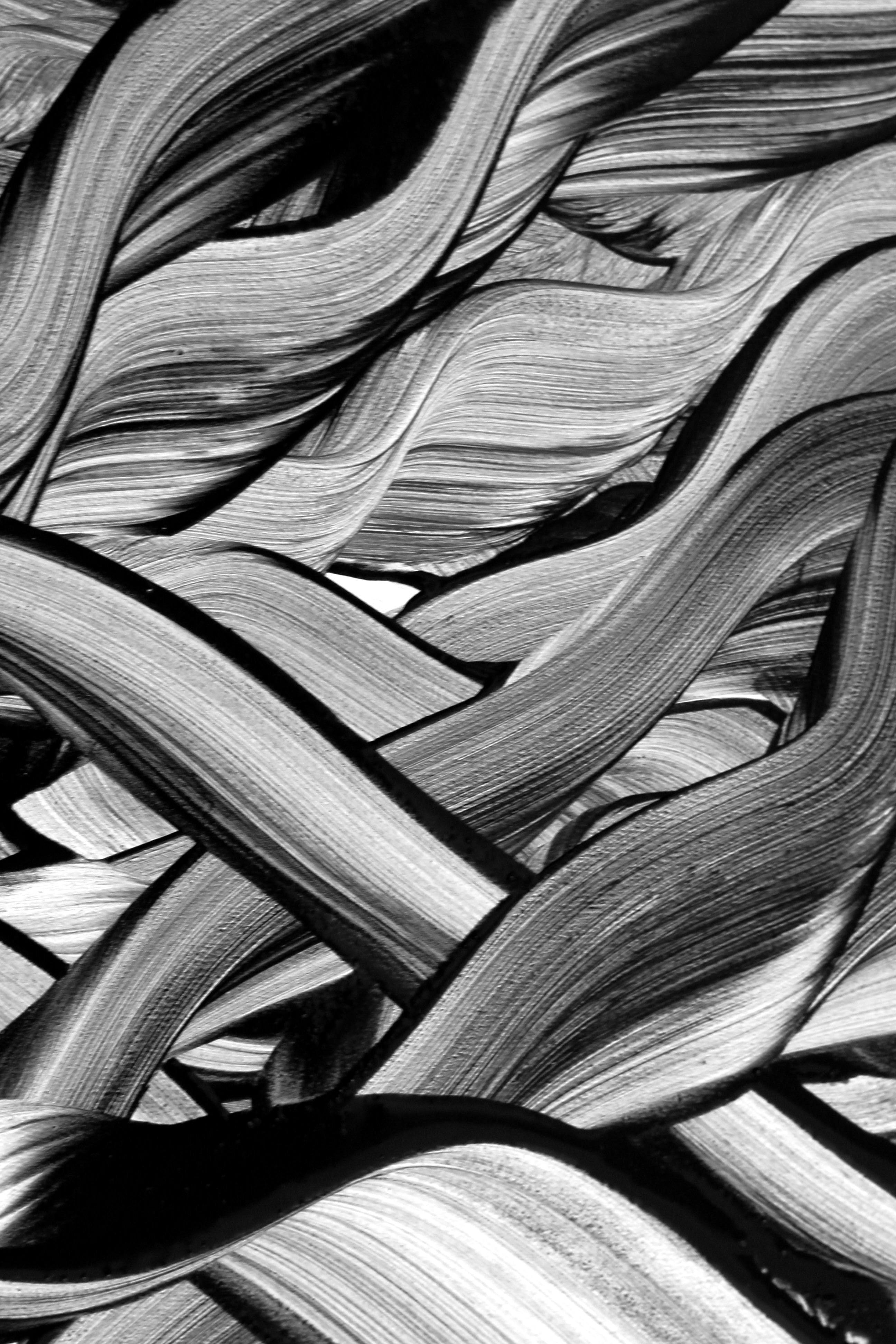 Abstract Textured Black and White Pattern · Free Stock Photo