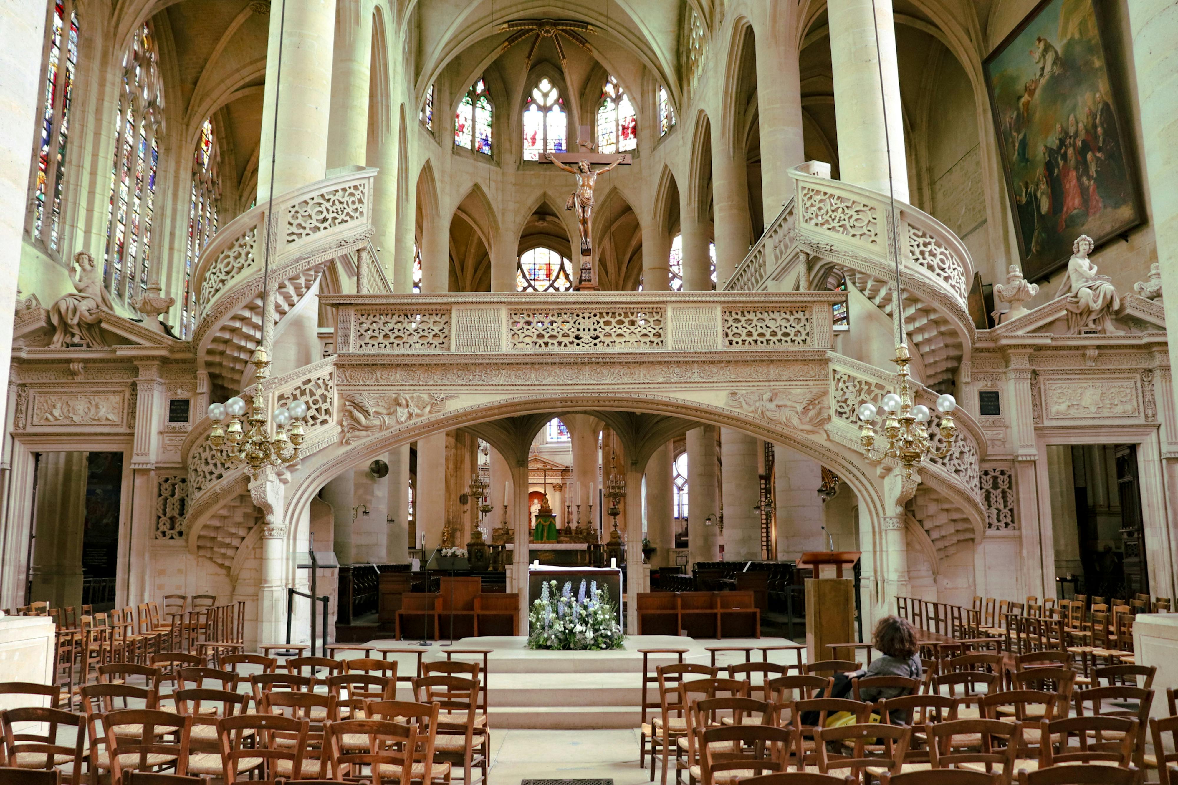 Stunning Interior of Saint-Eustache Church, Paris · Free Stock Photo