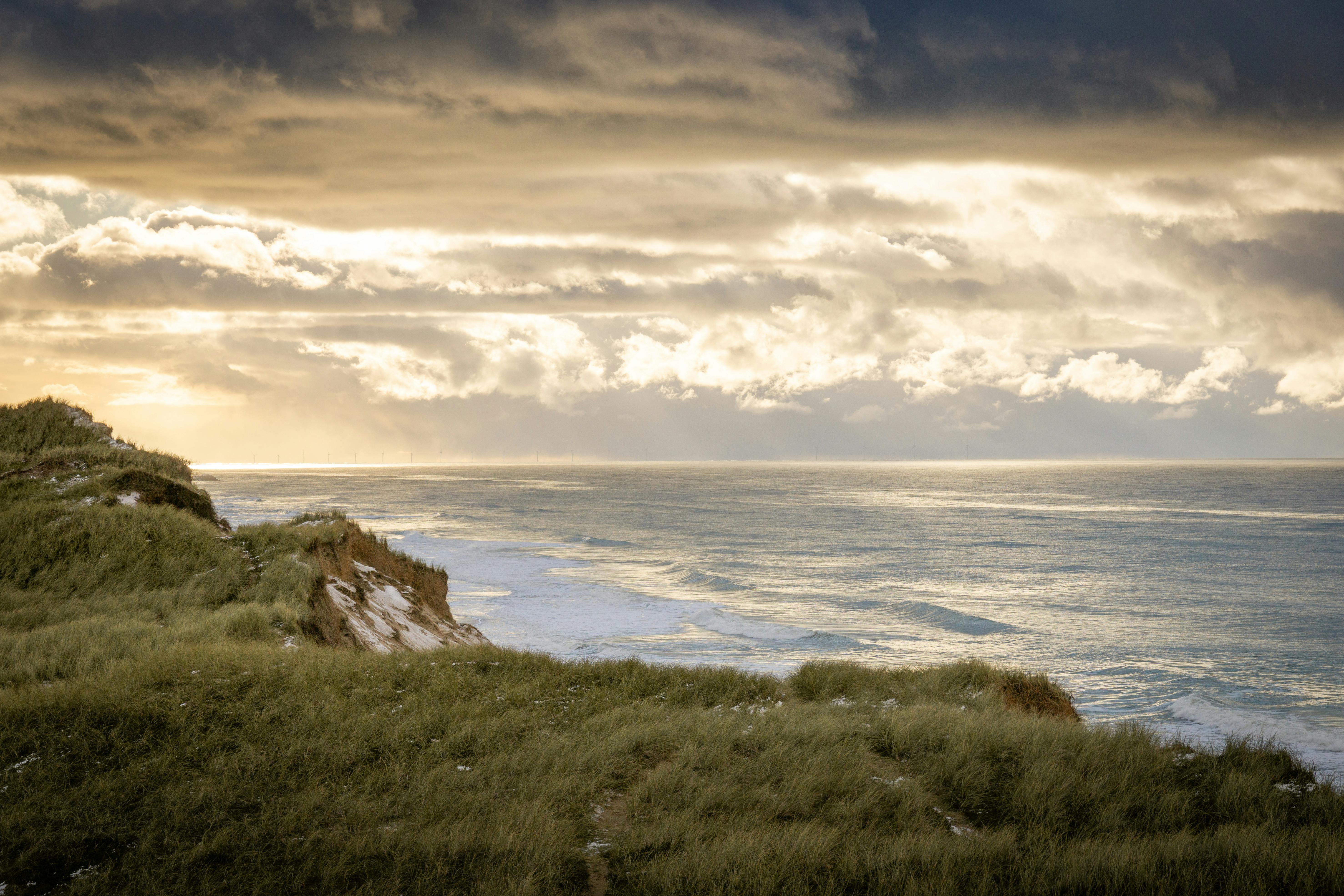 Dramatic Coastal Landscape in Agger, Denmark · Free Stock Photo