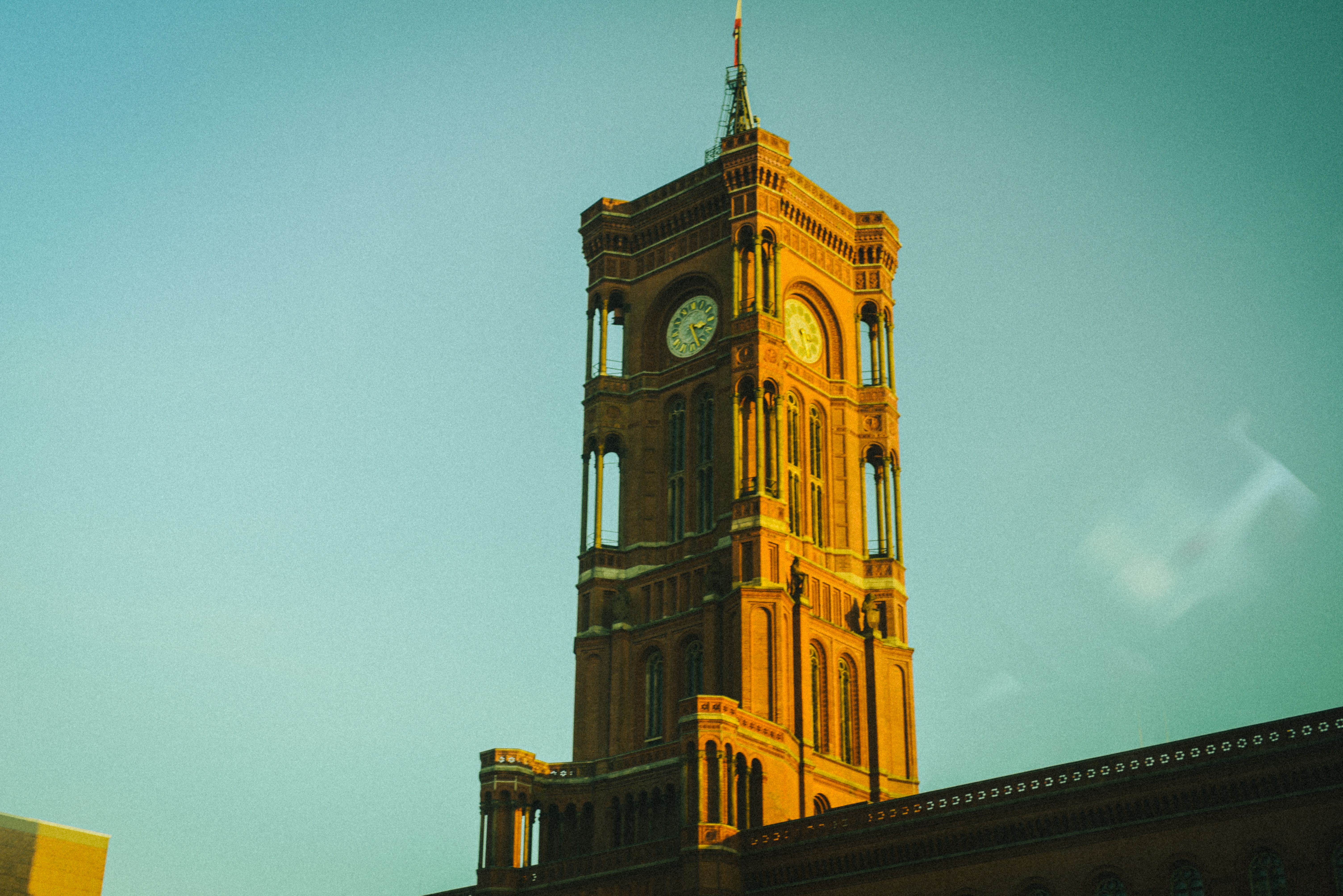 Berlin Red Town Hall Tower Under Clear Sky · Free Stock Photo