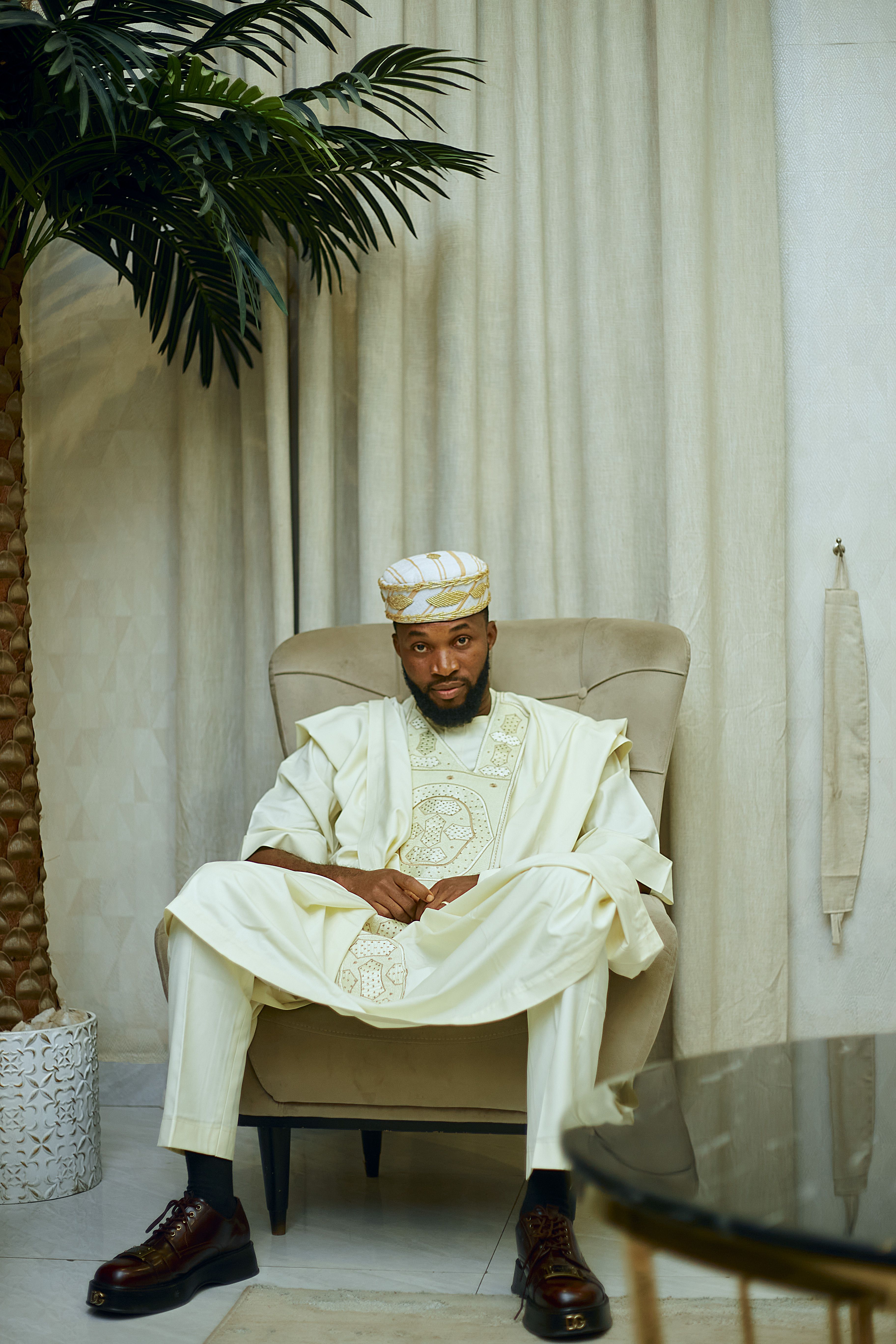 Elegantly Dressed Man in Traditional Attire · Free Stock Photo