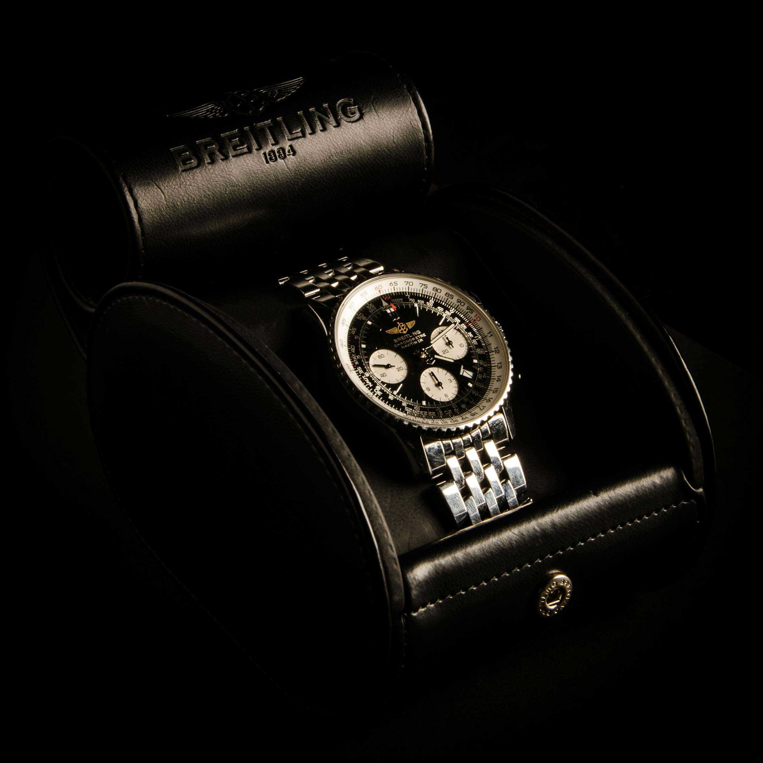 Luxury Breitling Watch in Elegant Presentation Box · Free Stock Photo