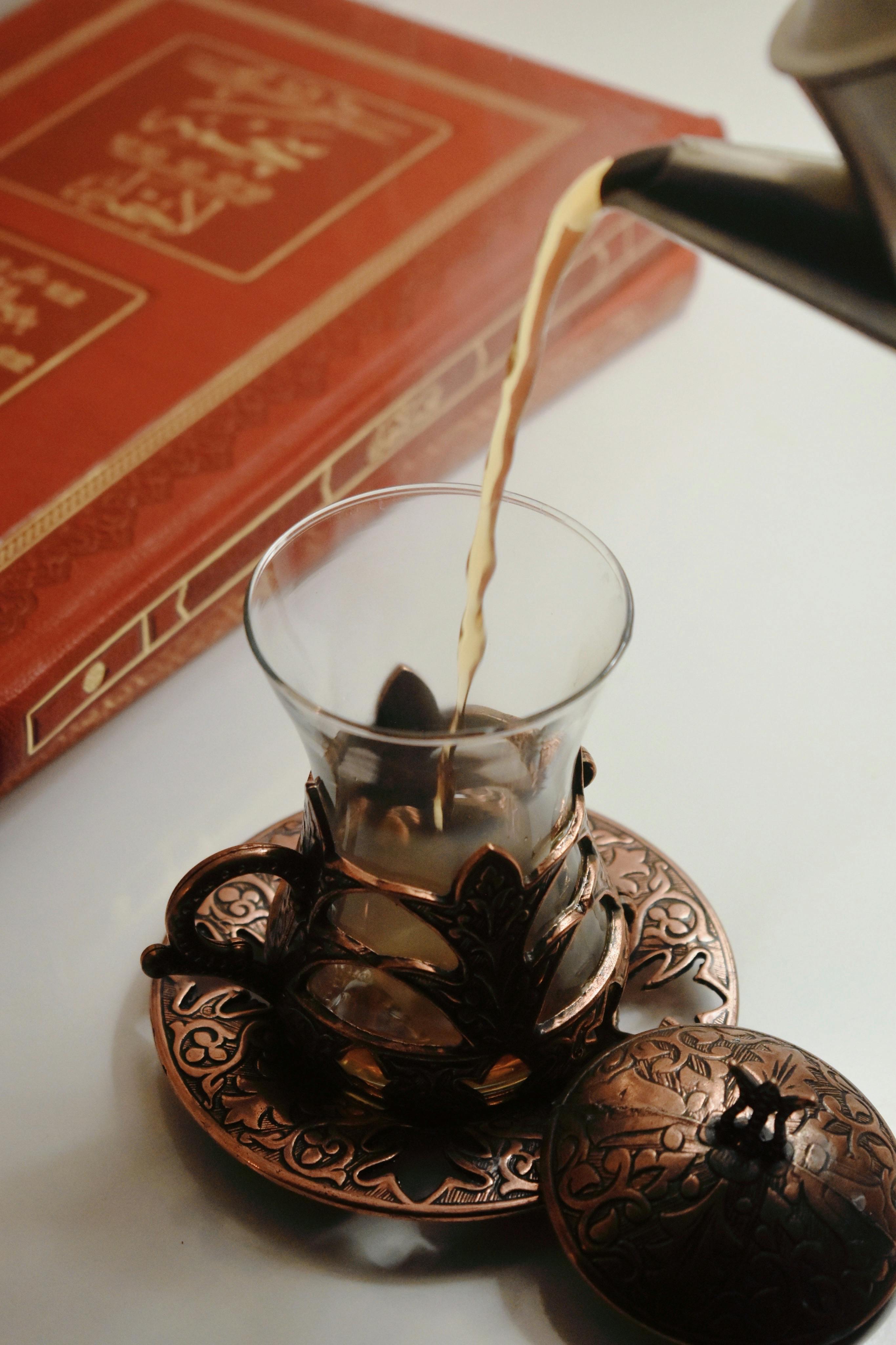 Elegant Middle Eastern Tea Ceremony Setup · Free Stock Photo