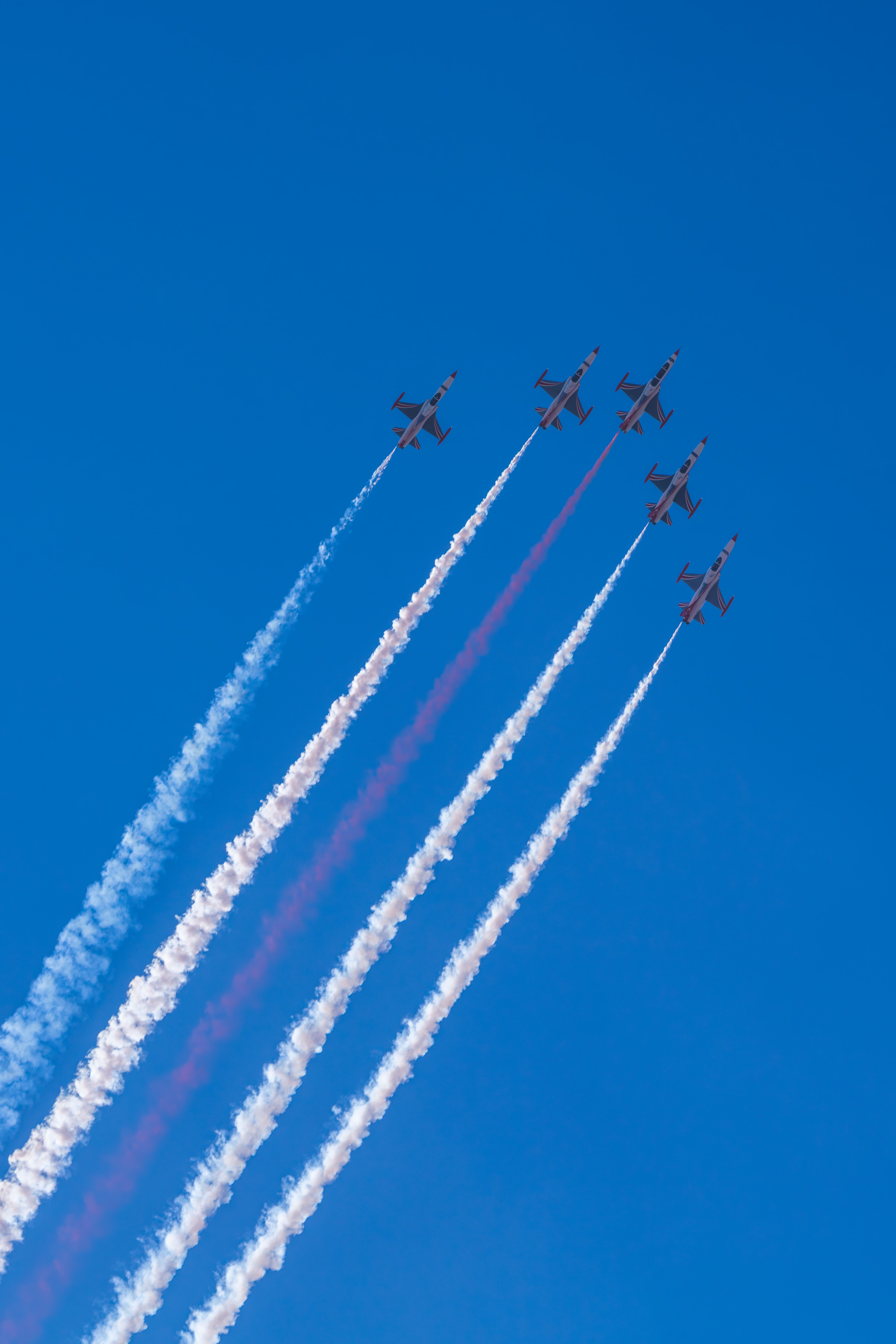 Turkish Stars Aerobatic Team Performing Air Show · Free Stock Photo