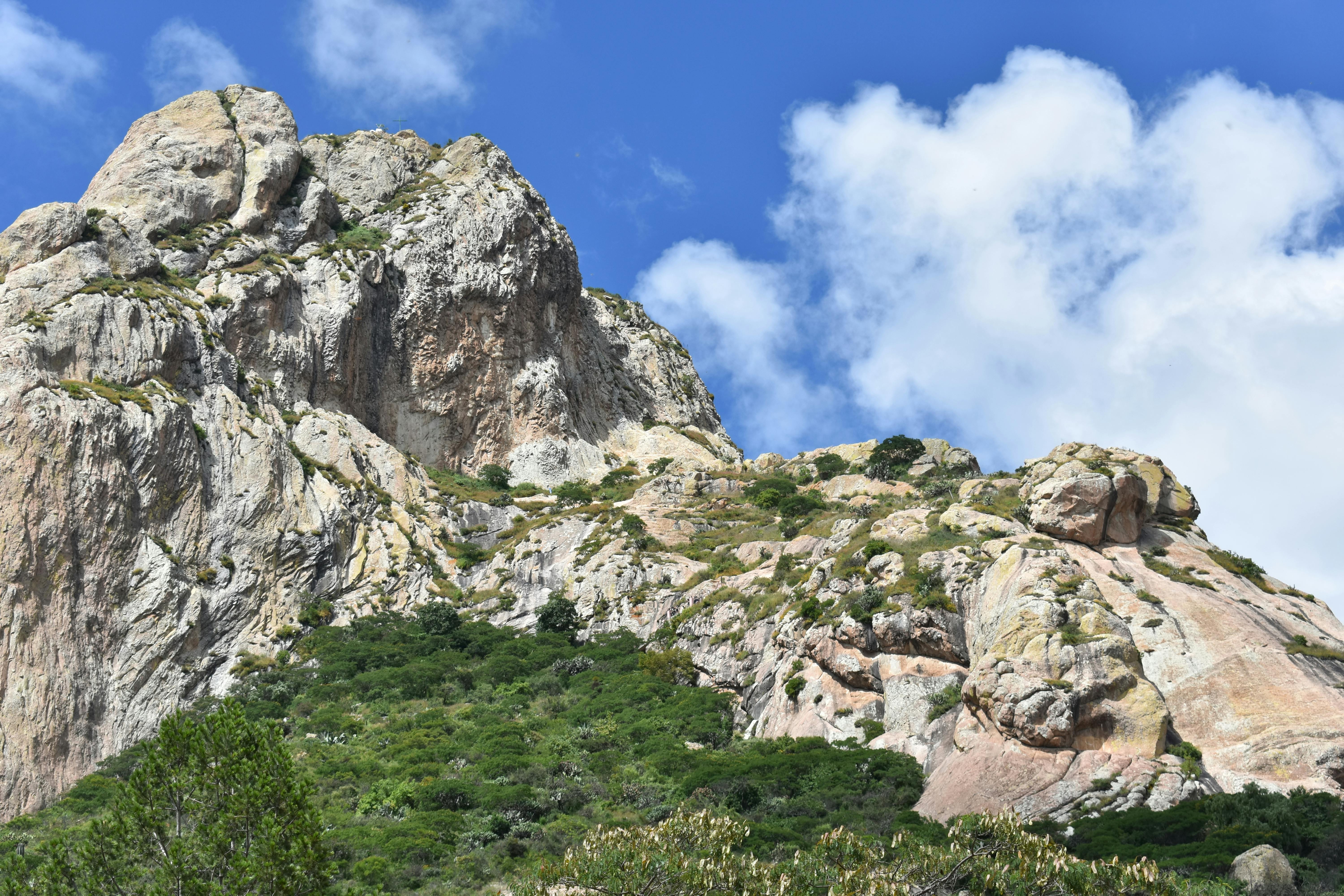 Iconic Peña de Bernal Rock Formation in Mexico · Free Stock Photo
