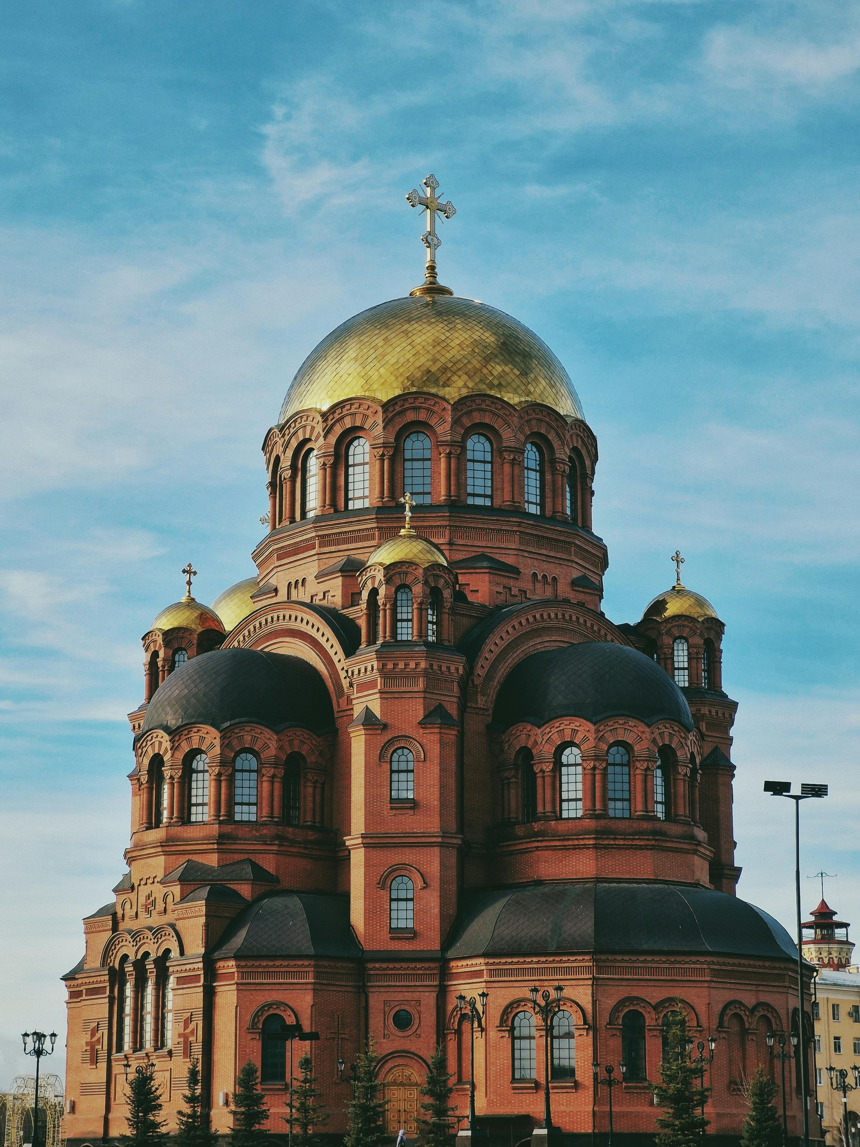 Muhteşem Rus Ortodoks Katedrali Mimarisi · Ücretsiz Stok Fotoğraf