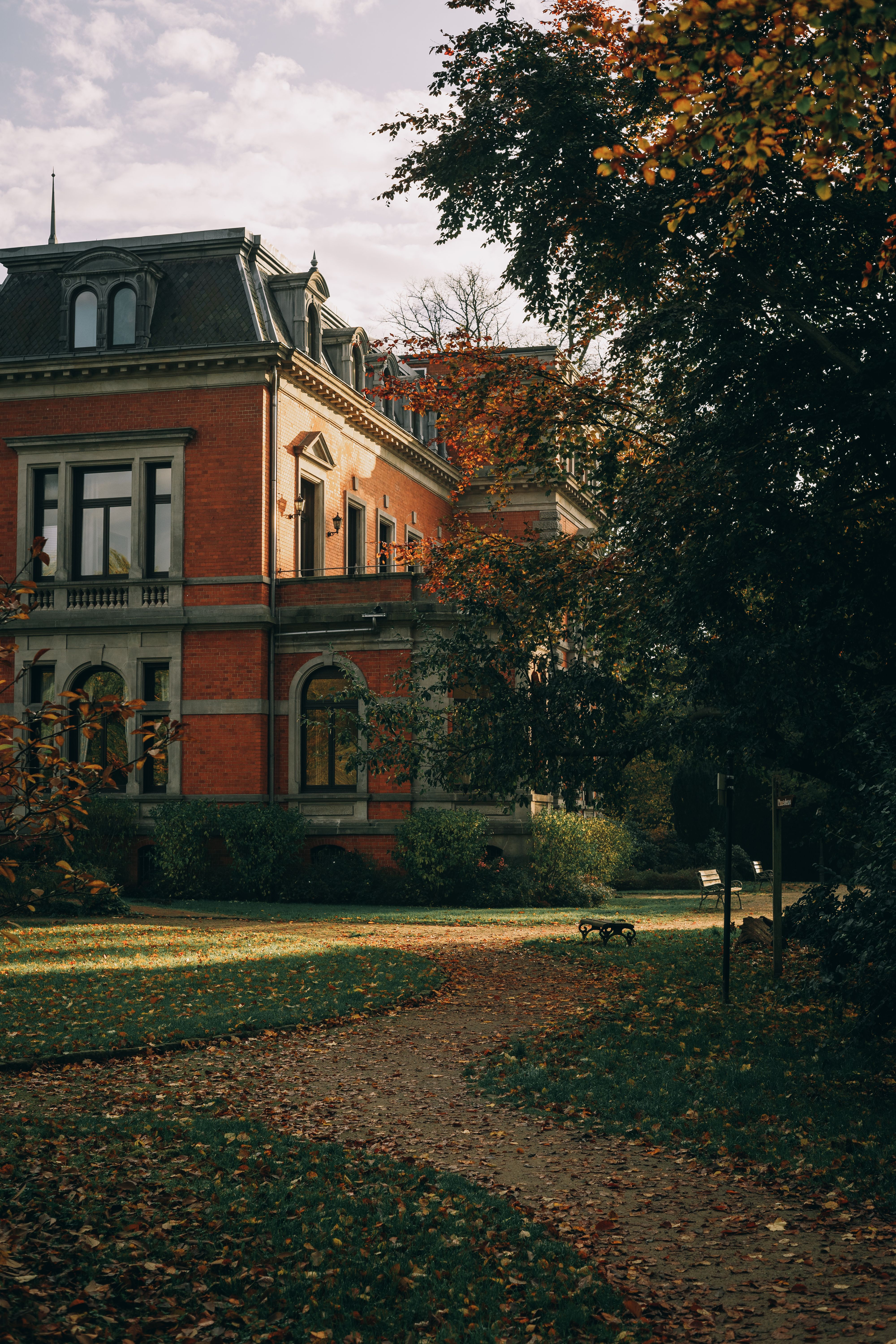 Autumn Scene at Historic Building in Langwedel · Free Stock Photo