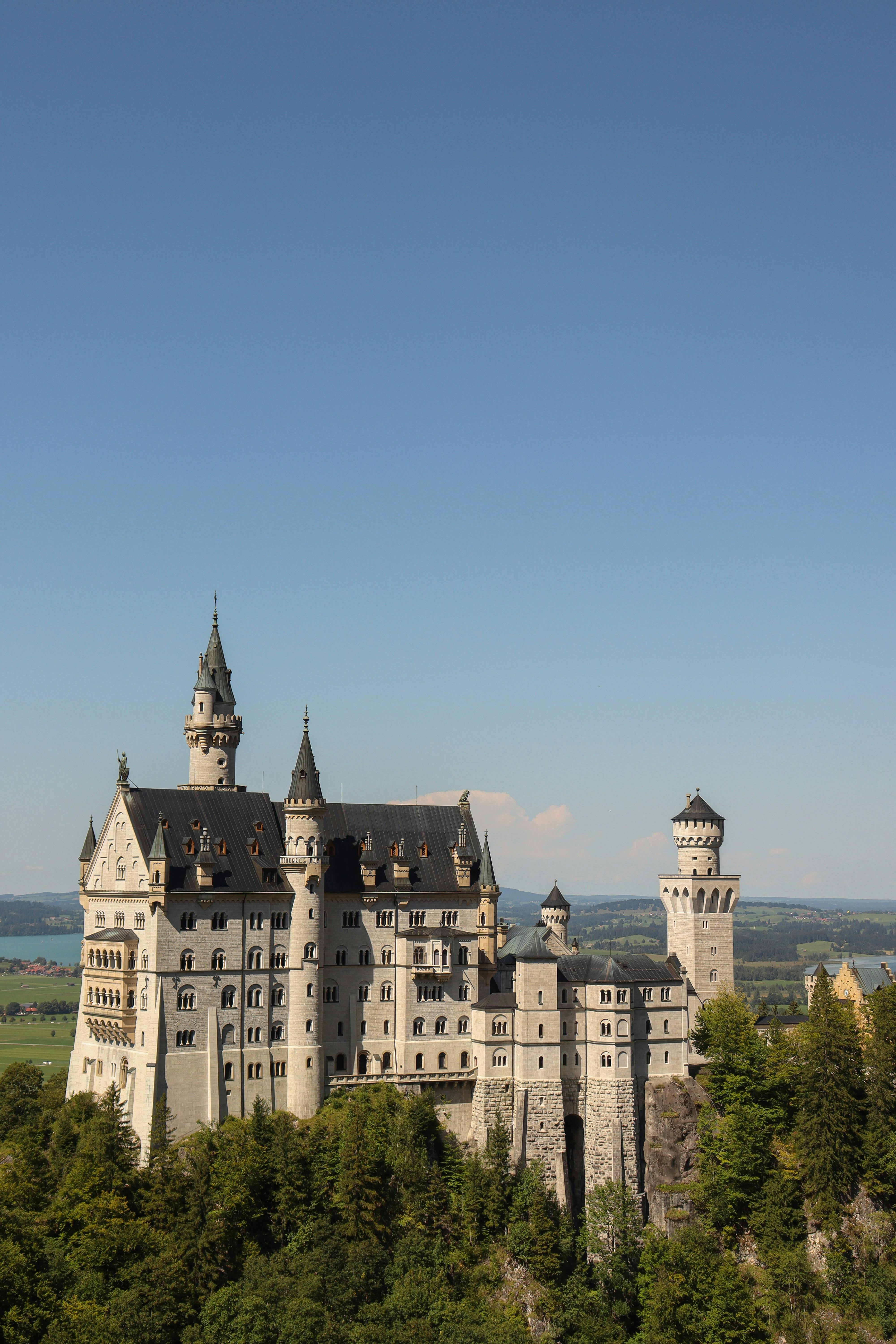 Neuschwanstein Castle in Bavarian Countryside · Free Stock Photo