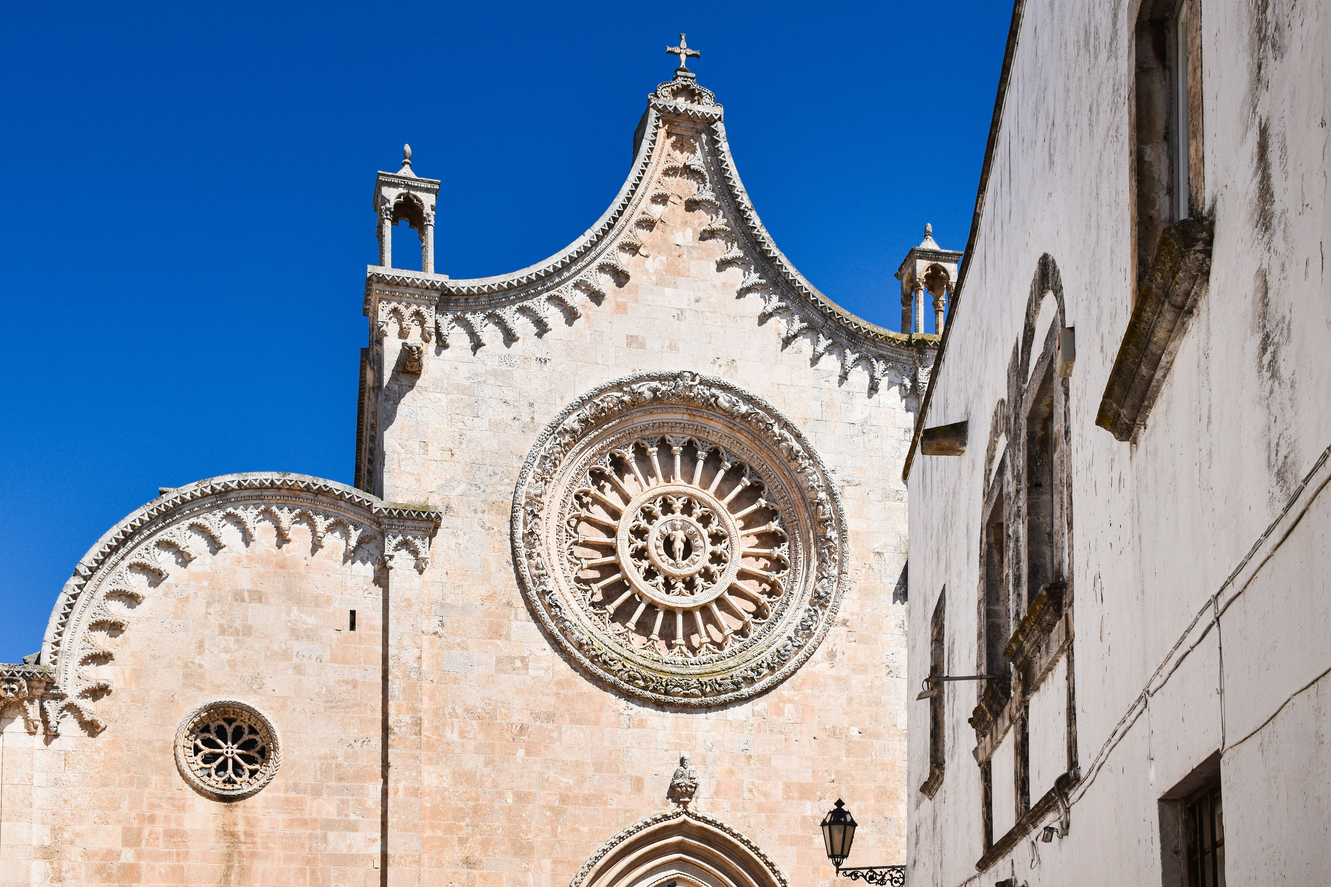 Historic Cathedral Facade in Ostuni, Apulia · Free Stock Photo