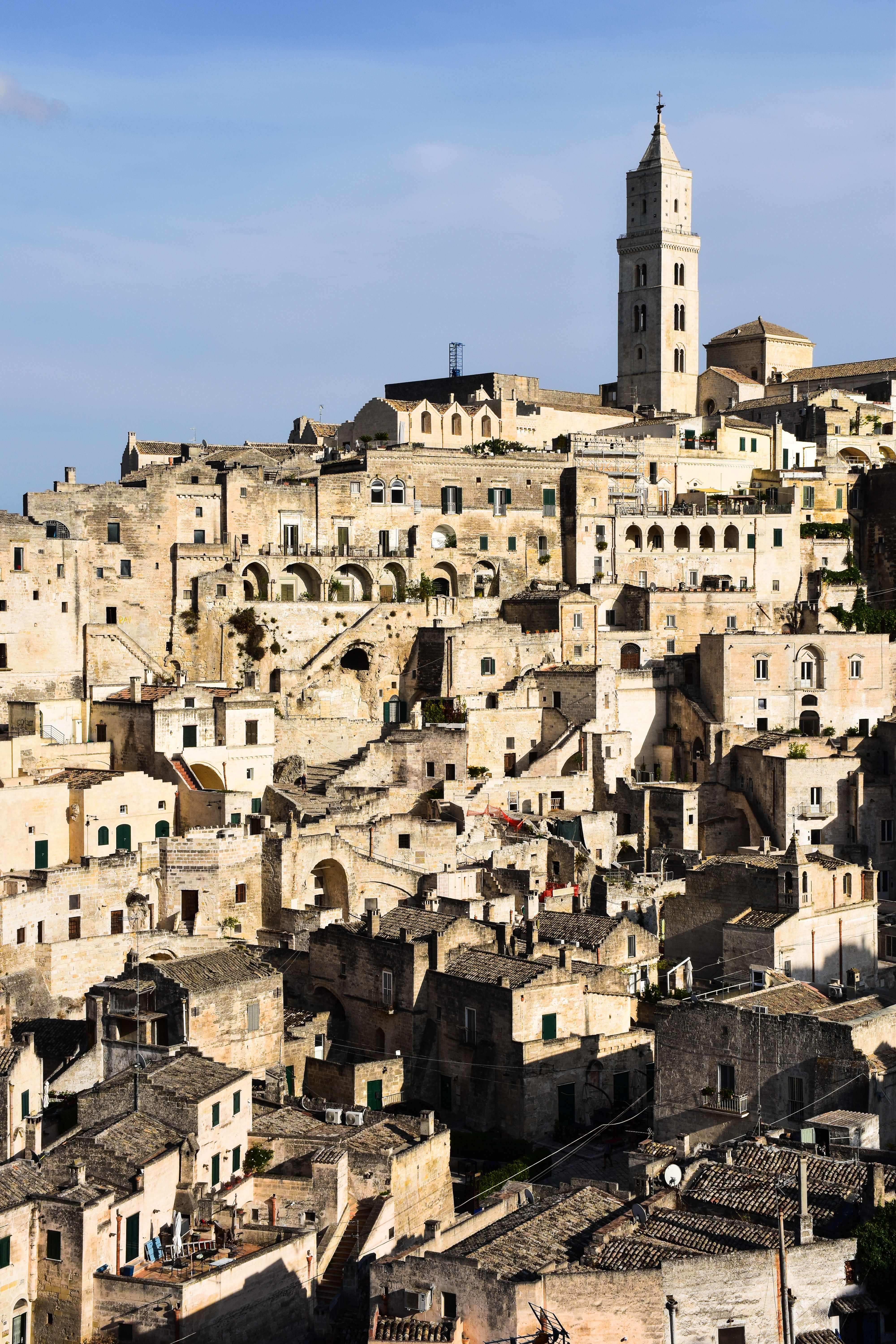 Scenic View of Matera's Historic Architecture · Free Stock Photo