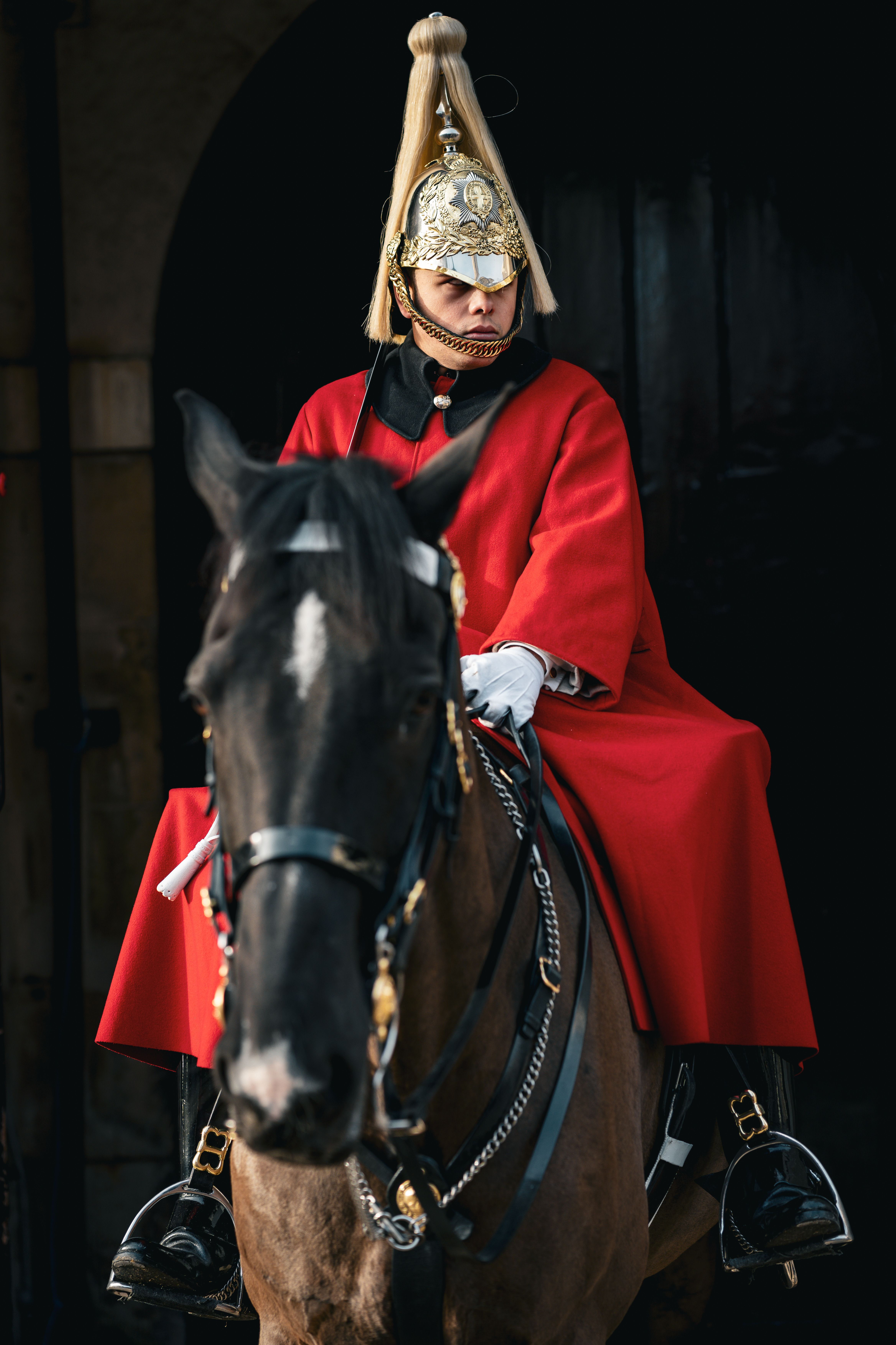 British Royal Guard on Horseback in London · Free Stock Photo