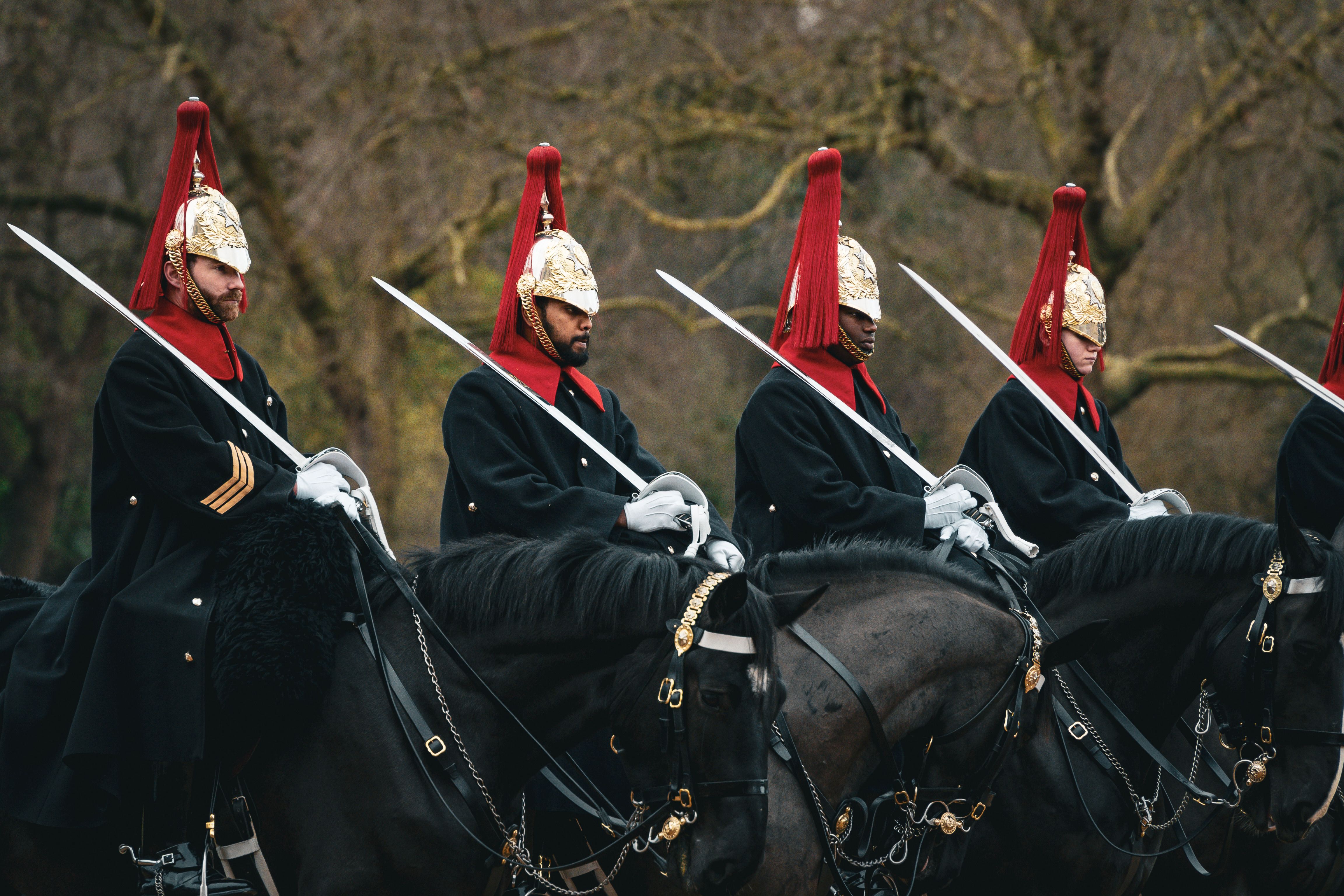 Royal Guard on Parade in London, England · Free Stock Photo