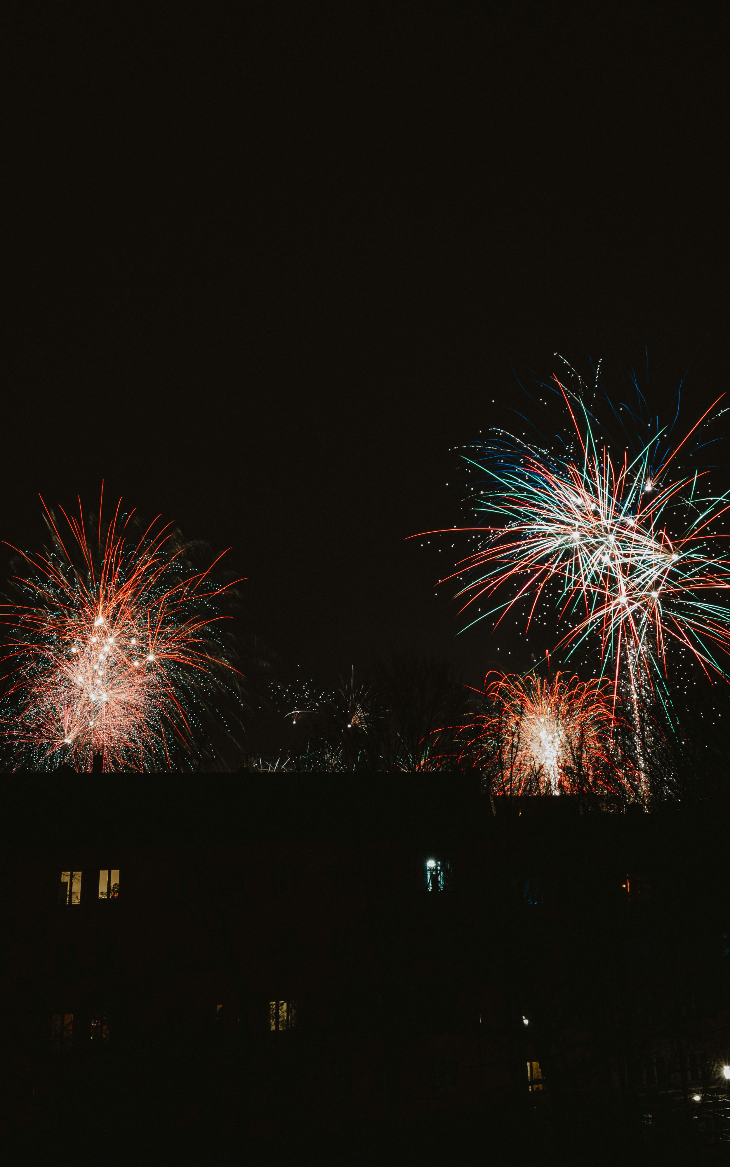 Photo of White and Brown Fireworks · Free Stock Photo