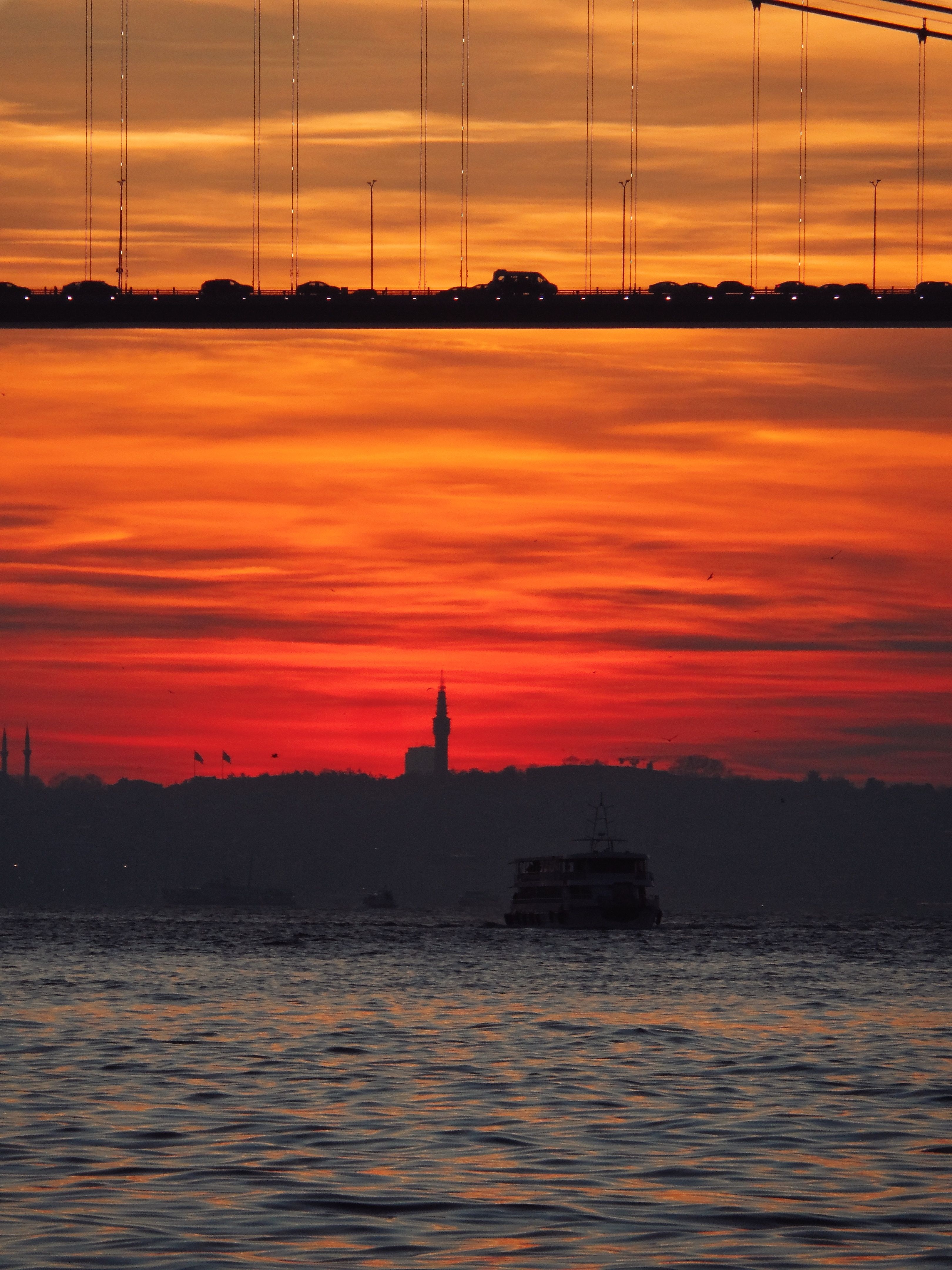 Sunset View Over Iconic Istanbul Skyline · Free Stock Photo
