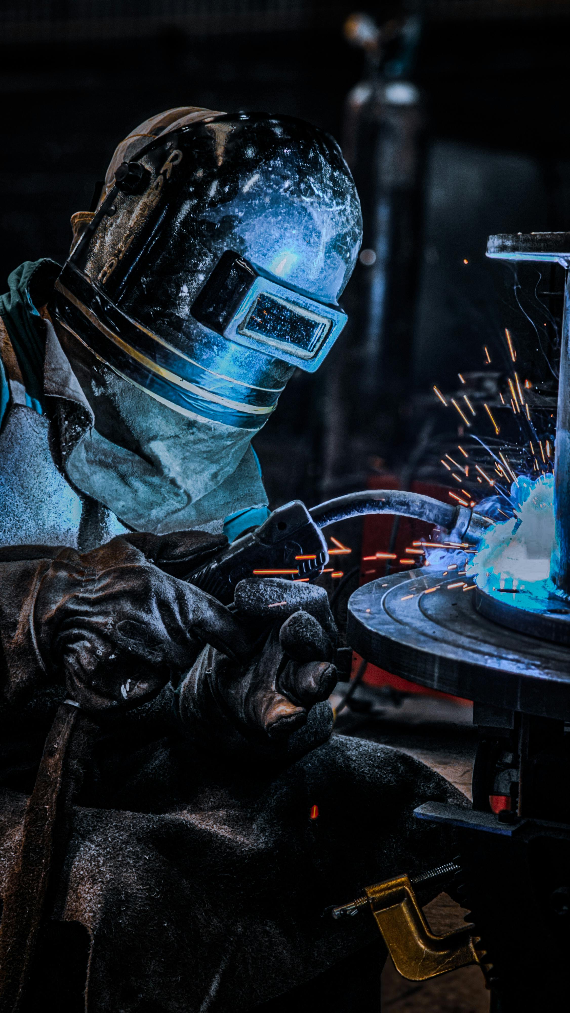 A Welder Working · Free Stock Photo
