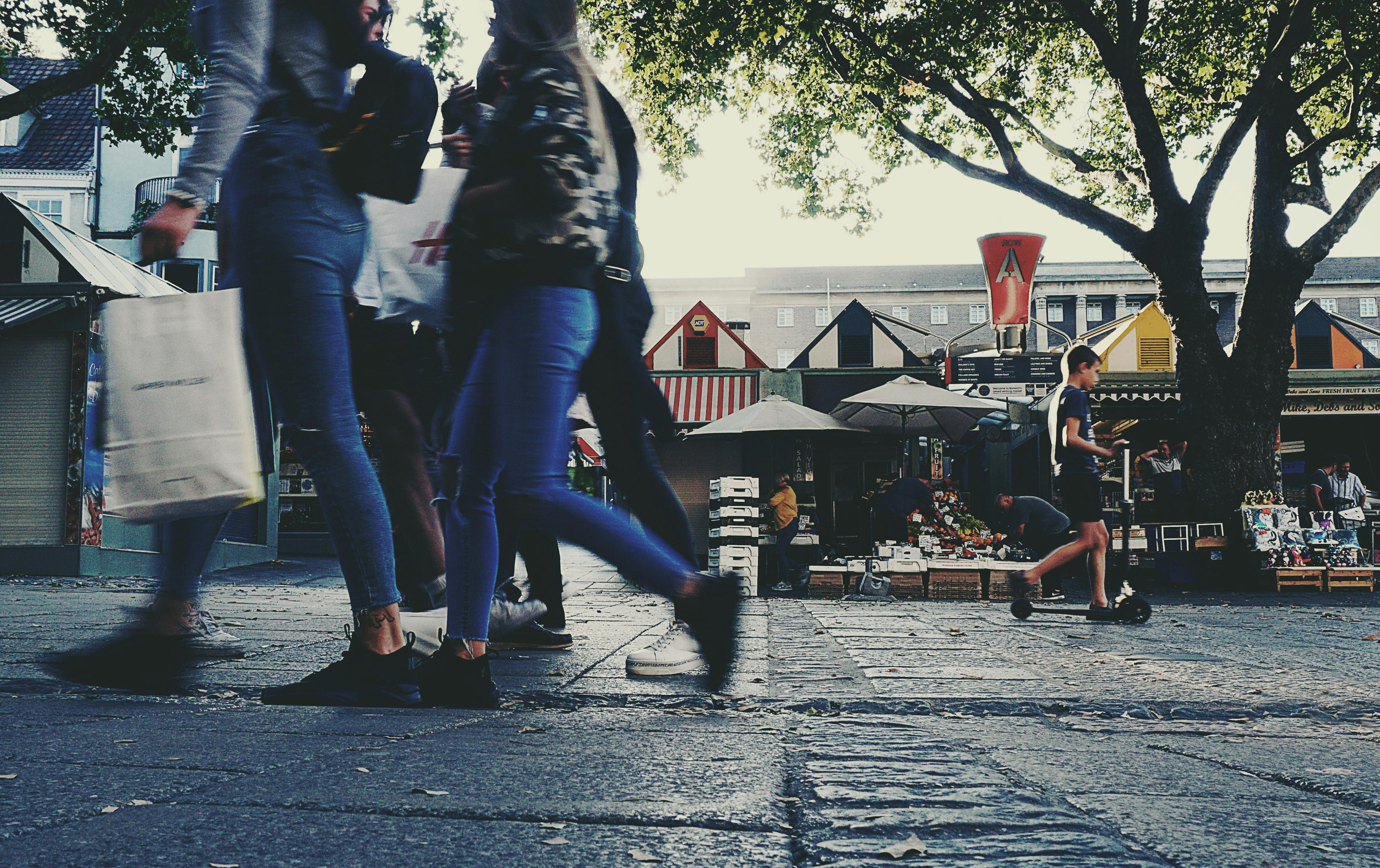 Free stock photo of busy street, market, market place