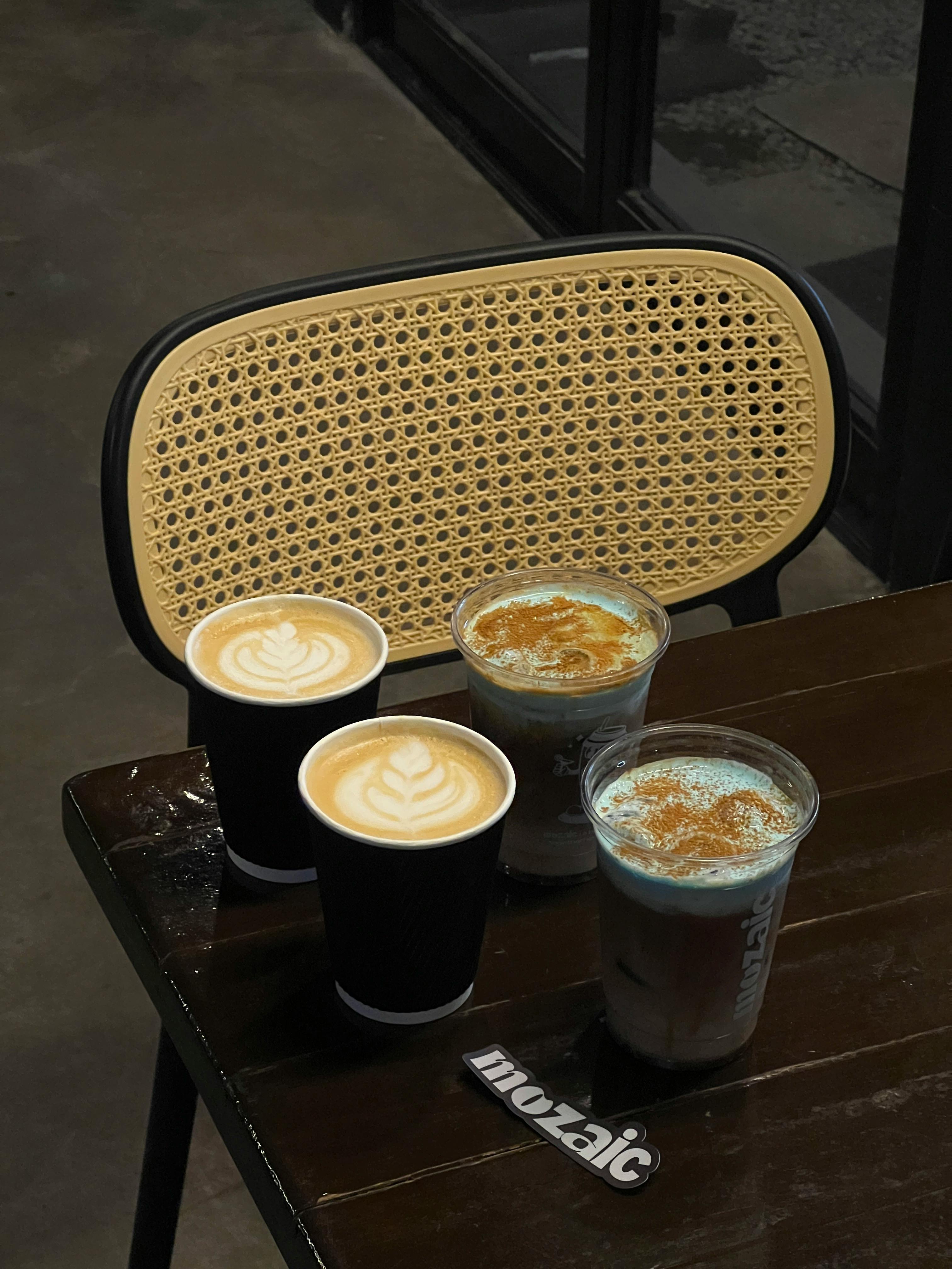 Artistic Coffee Table Setting in Modern Café · Free Stock Photo