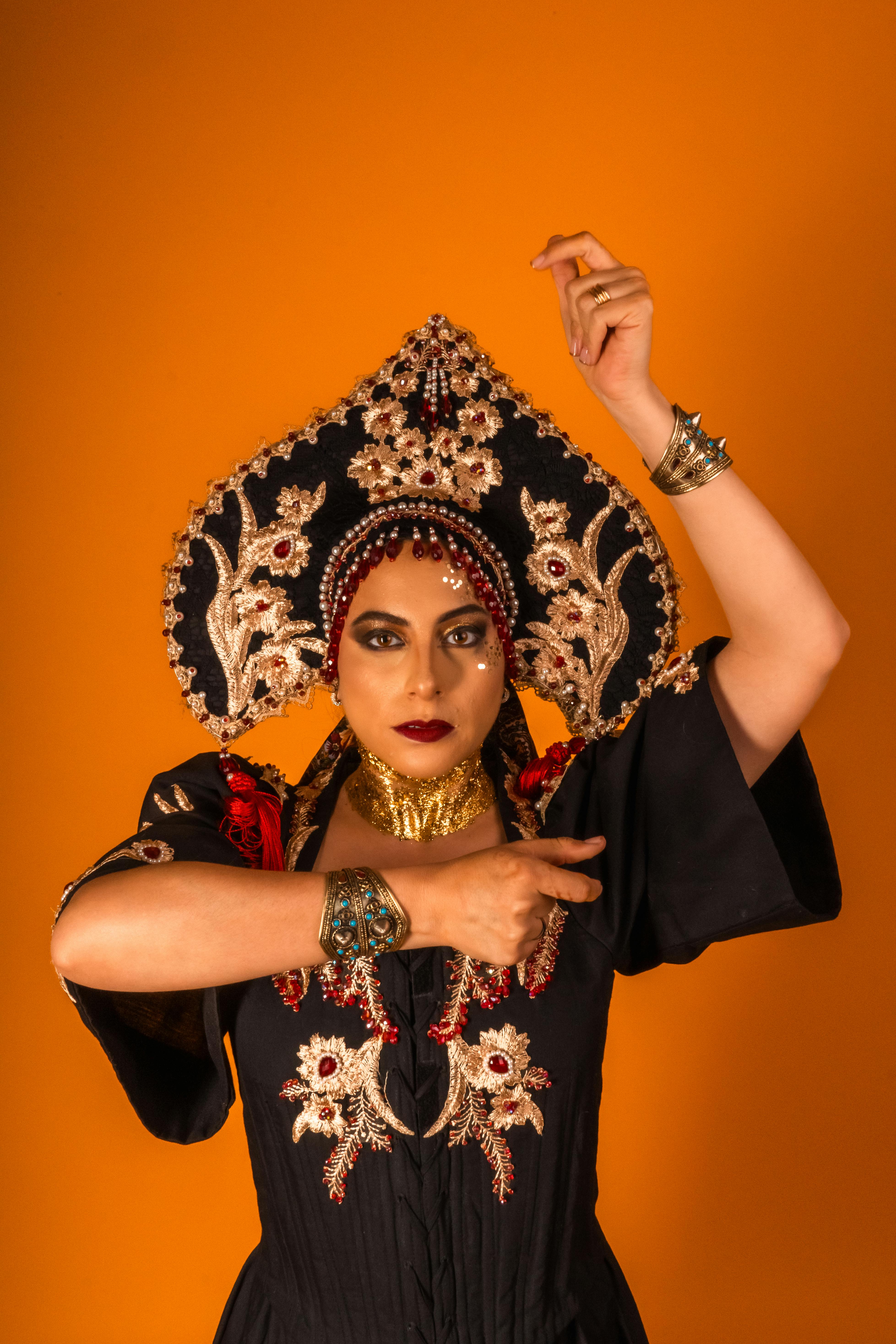 Dramatic Portrait of Eastern European Dancer · Free Stock Photo