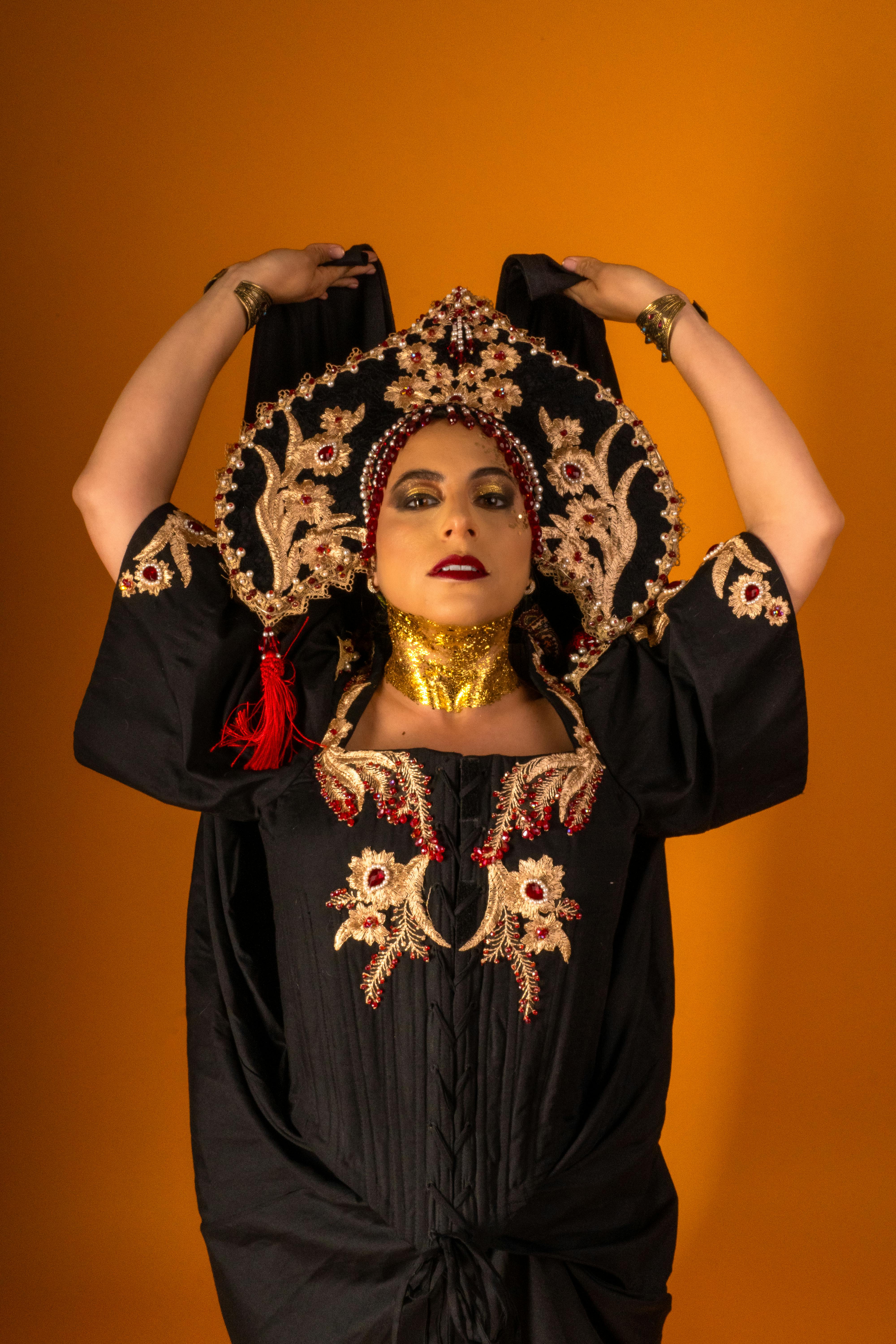 Elegant Dance in Traditional Romani Costume · Free Stock Photo