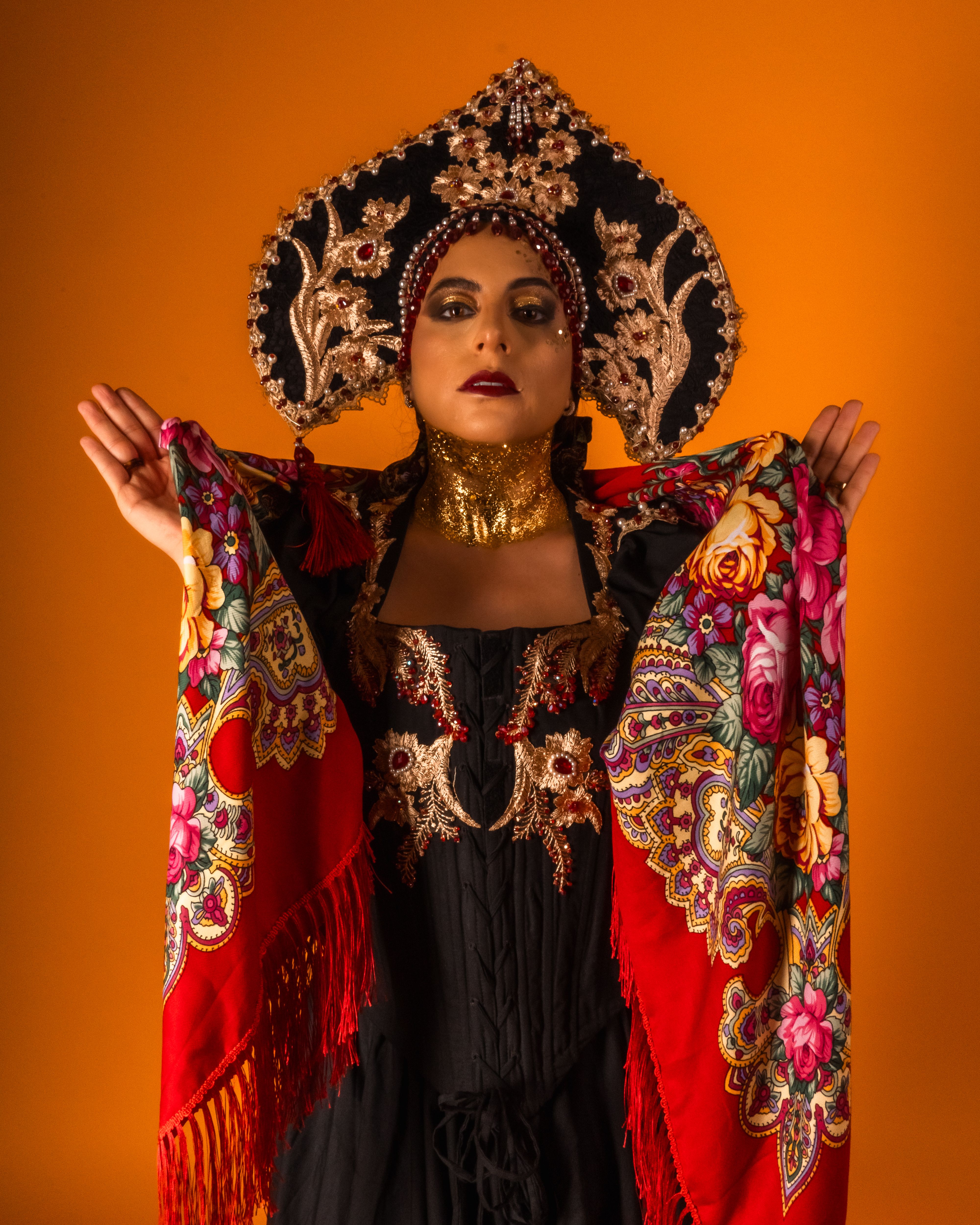 Dancer in Traditional Eastern European Costume · Free Stock Photo