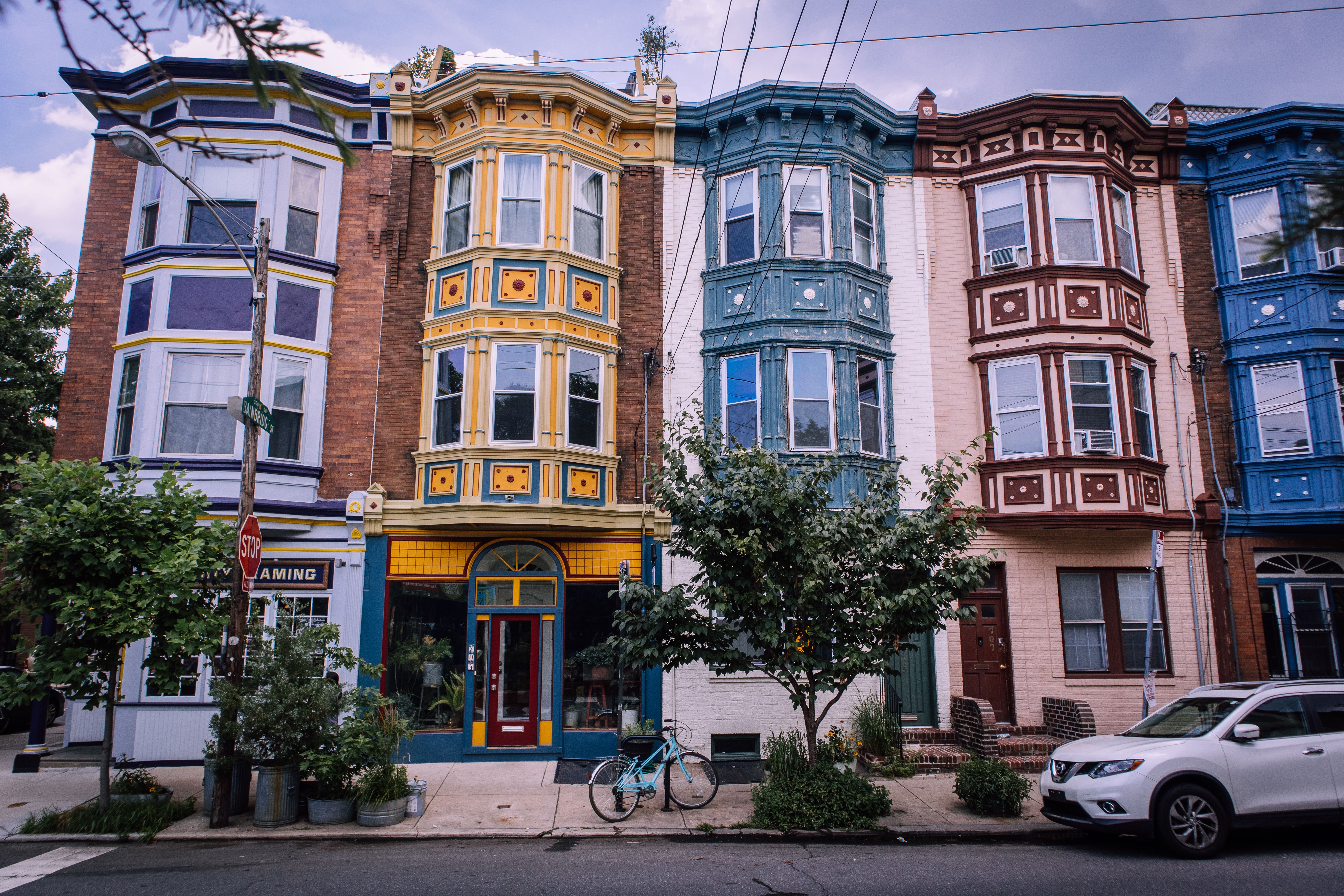 Colorful Row Houses in Washington, USA · Free Stock Photo