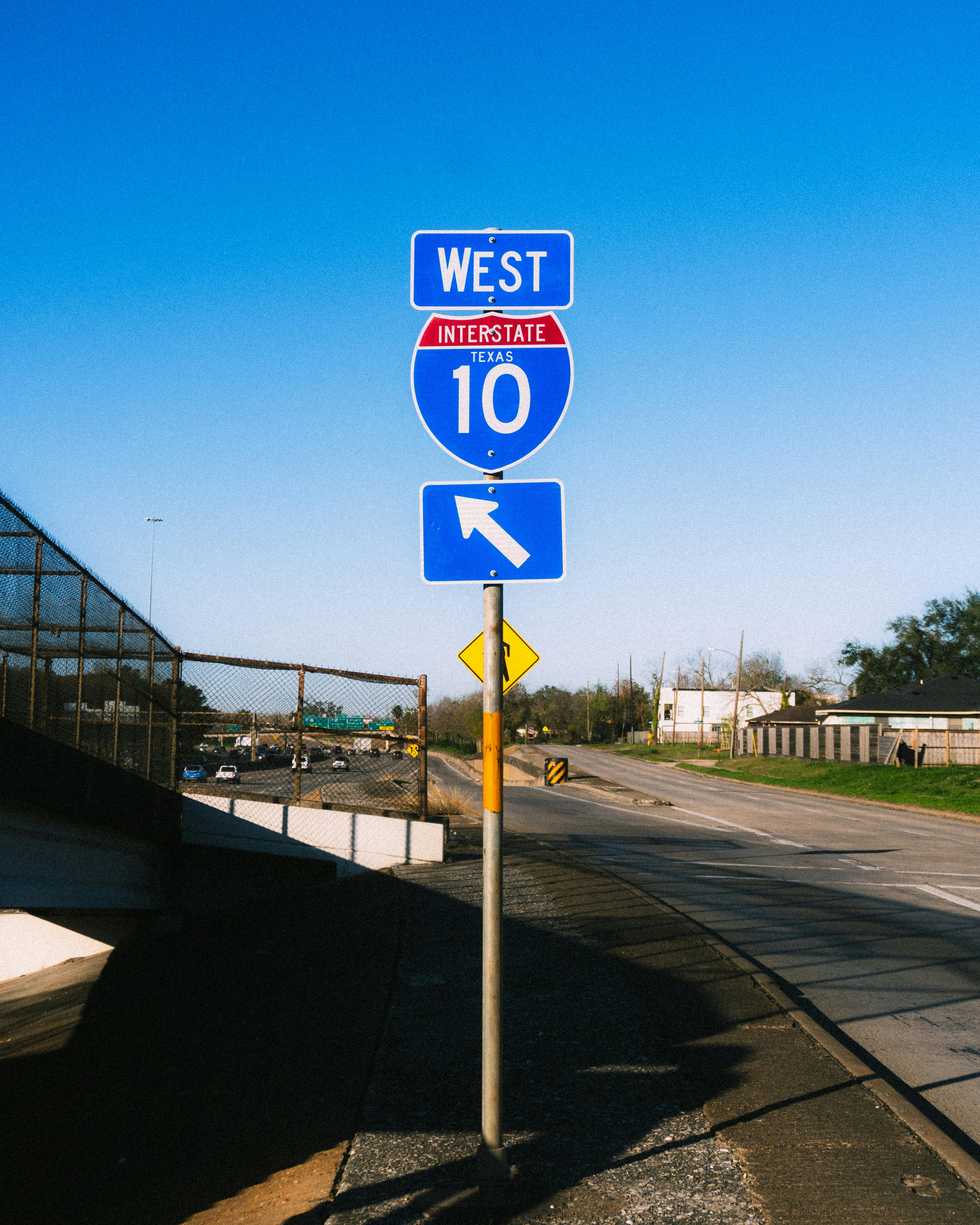 Interstate 10 Sign in Houston, Texas · Free Stock Photo