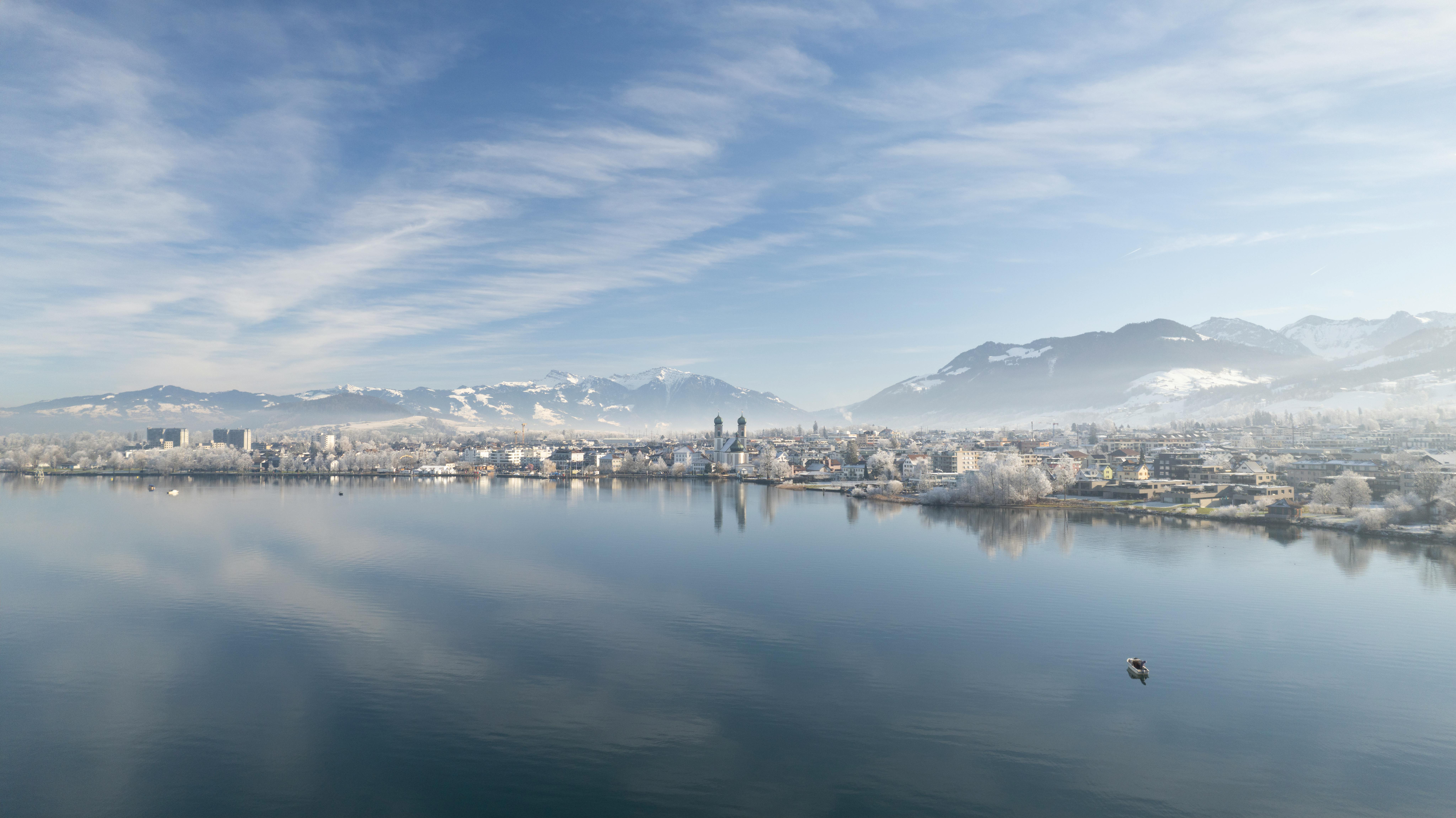 Scenic Winter View of Altendorf Switzerland · Free Stock Photo
