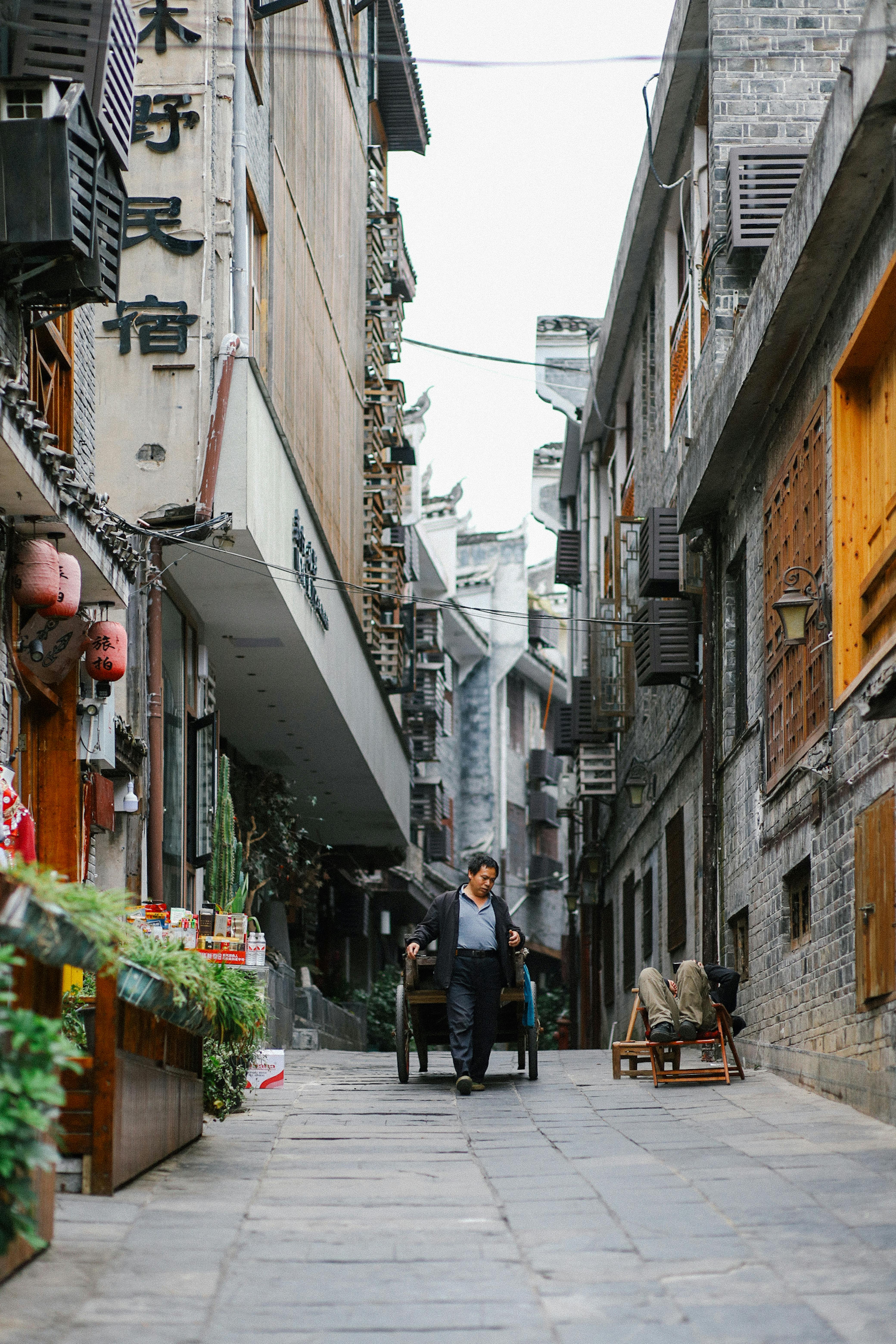 Traditional Alleyway in Historical Asian Town · Free Stock Photo