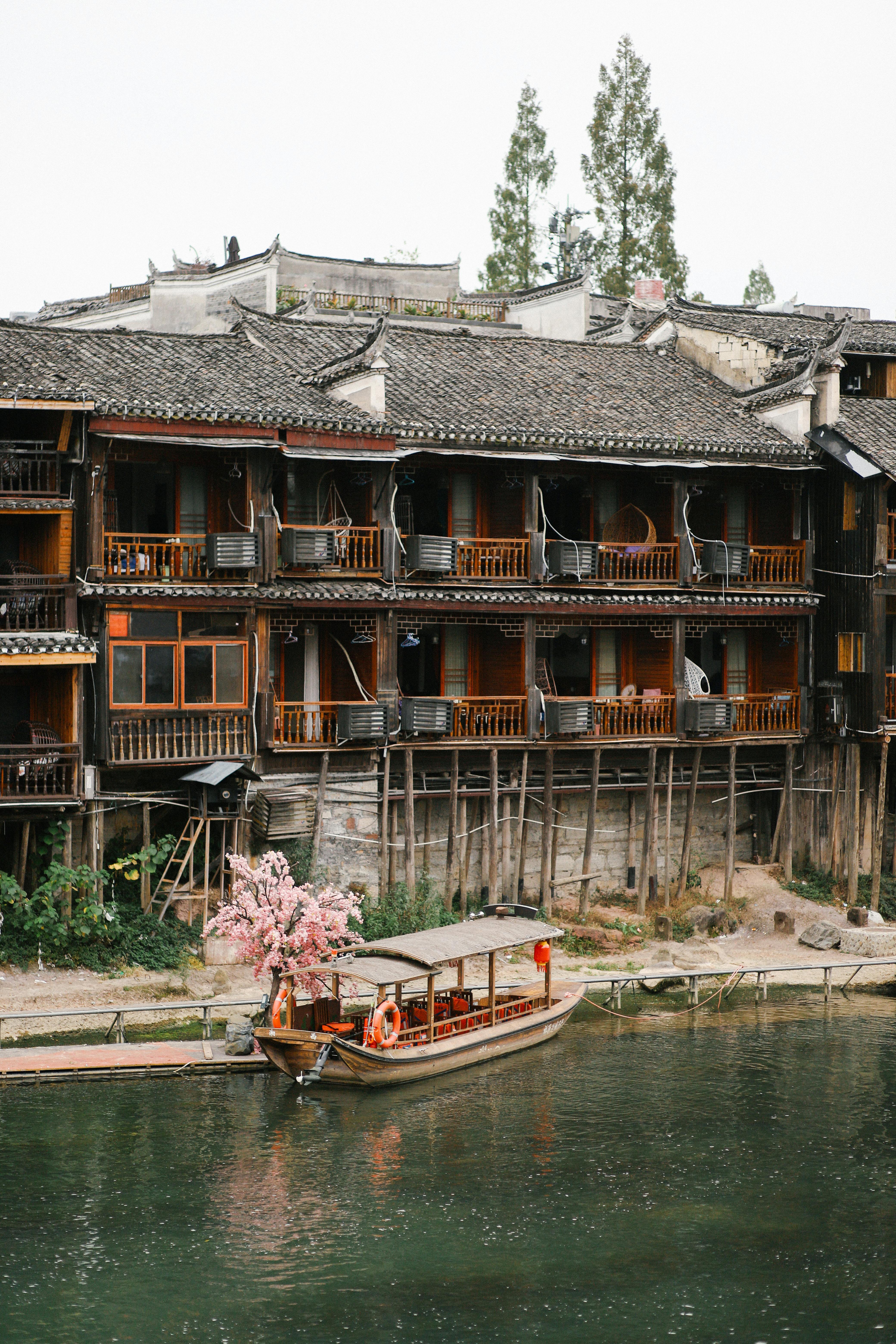 Traditional Riverside Houses in Fenghuang · Free Stock Photo