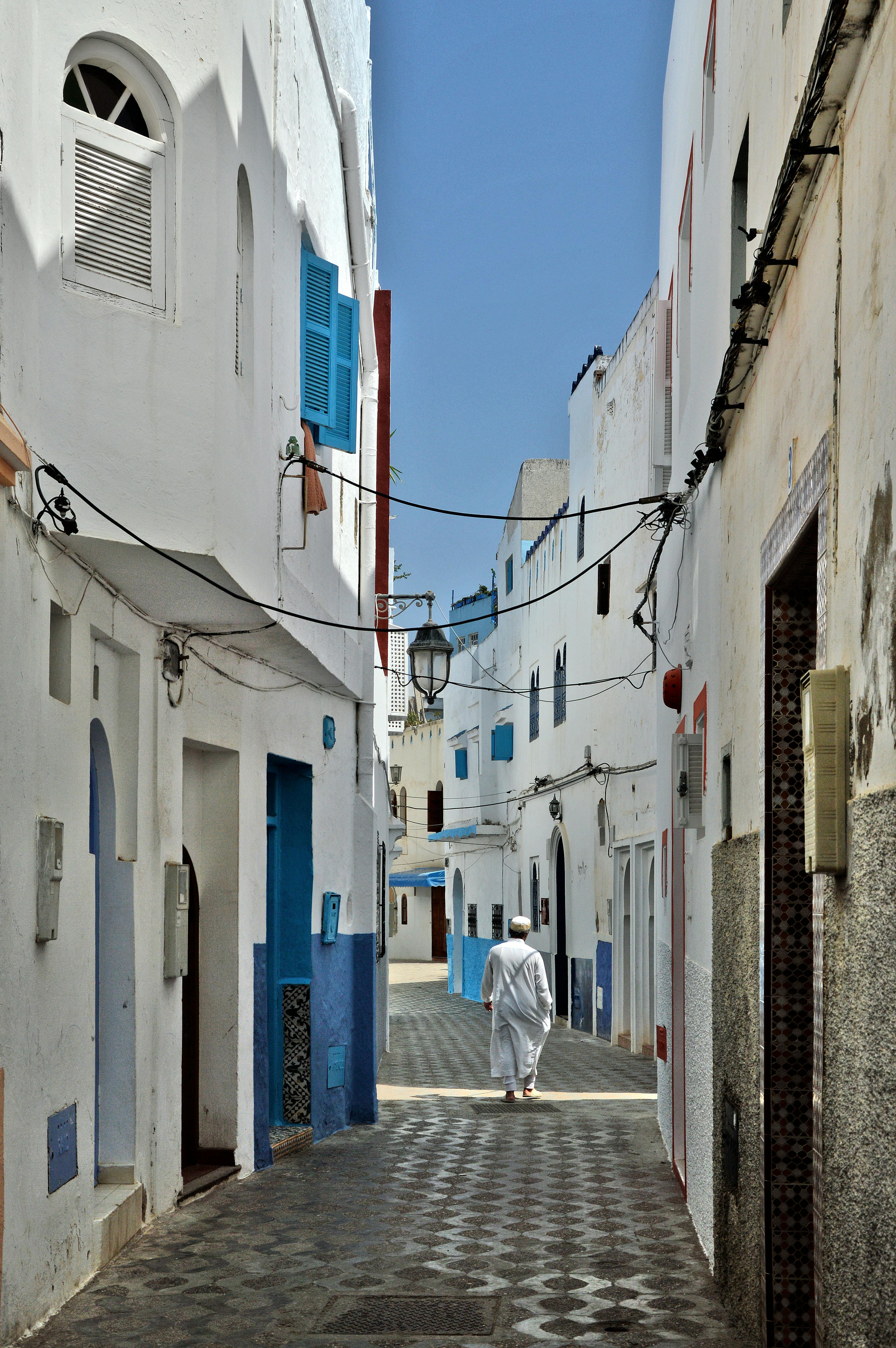 Rue Charmante à Asilah, Maroc · Photo gratuite