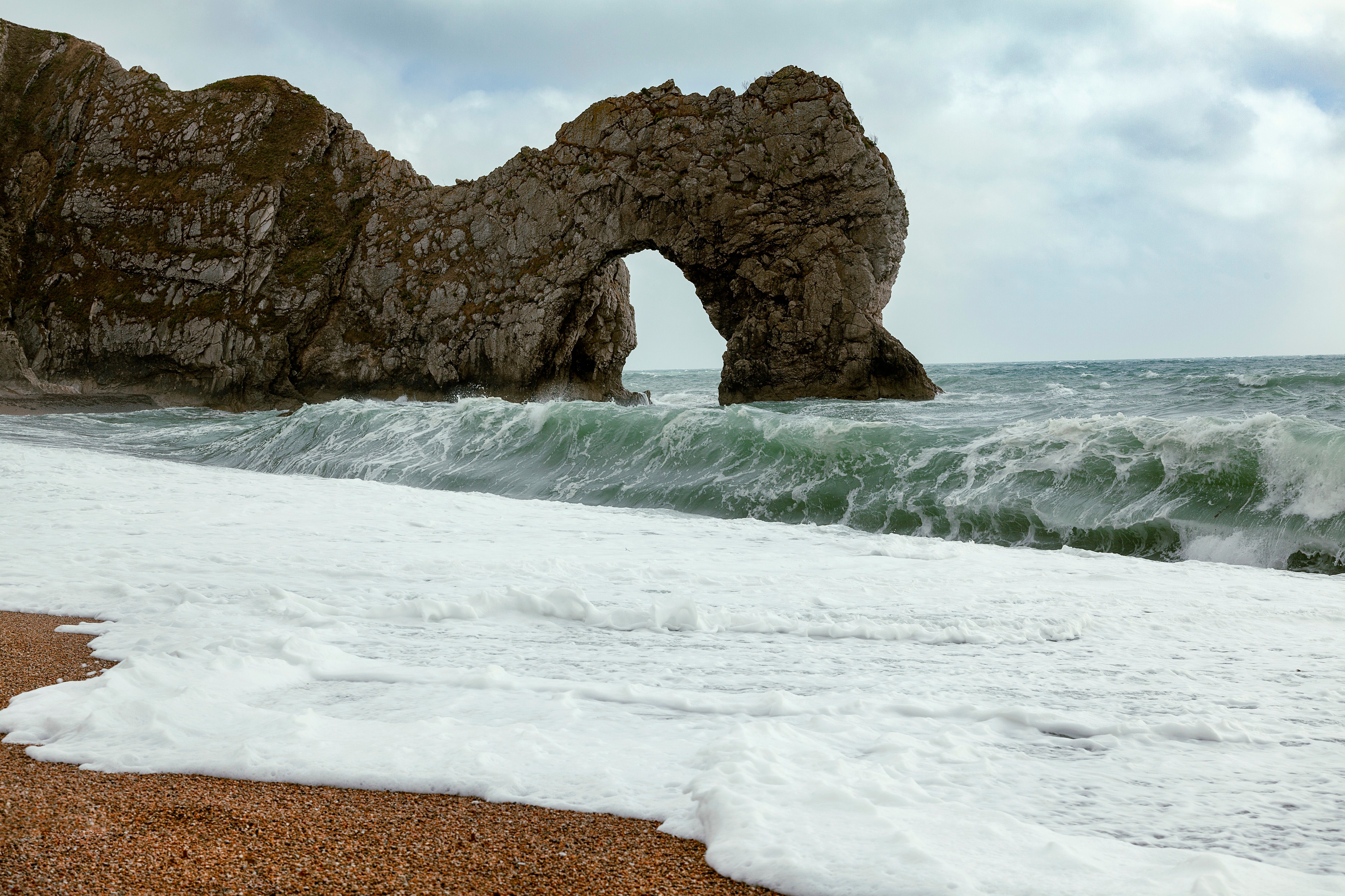 Iconic Durdle Door Rock Formation in England · Free Stock Photo