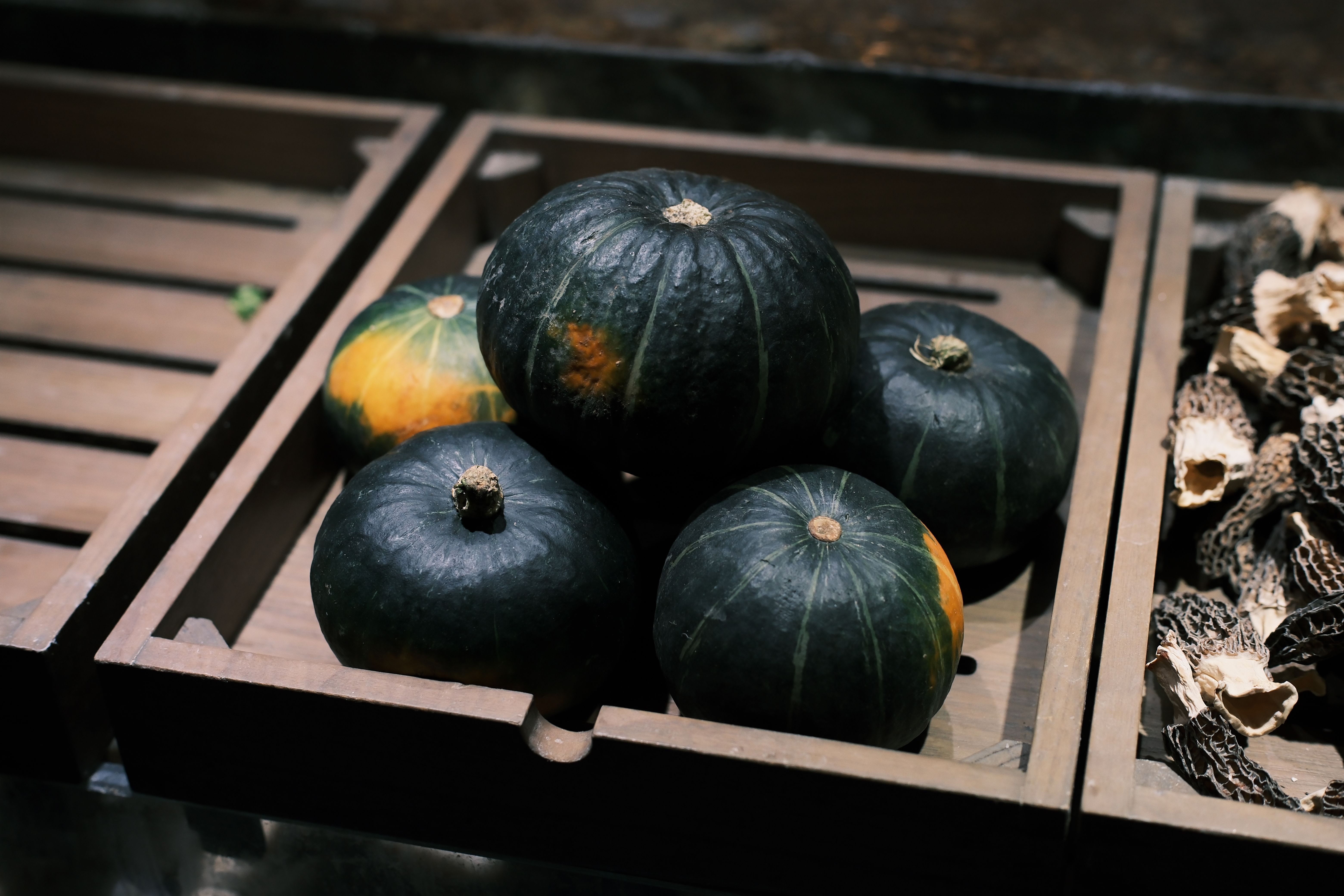 Rustic Display of Fresh Kabocha Squash · Free Stock Photo