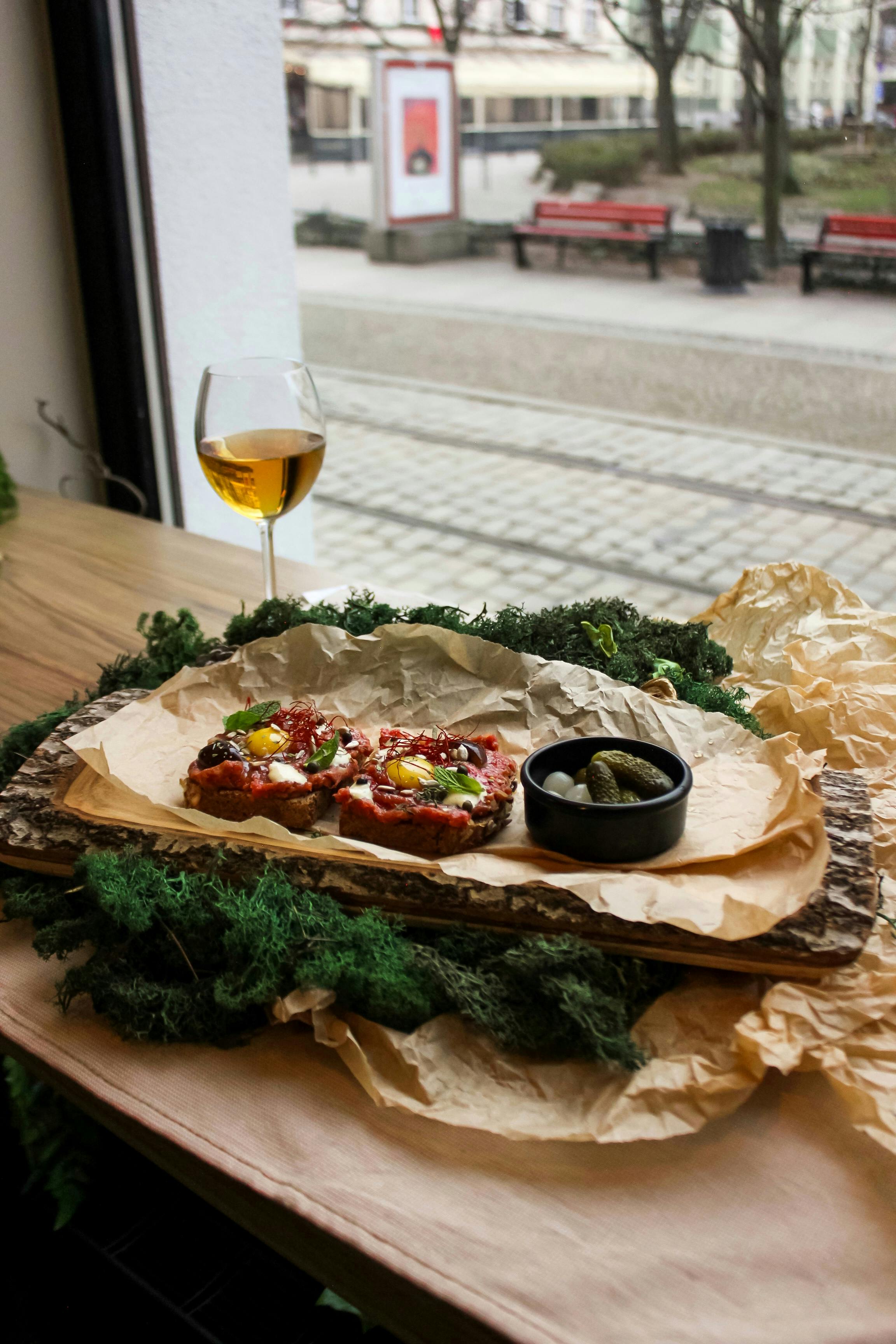 Rustic Outdoor Dining in Wrocław Café · Free Stock Photo