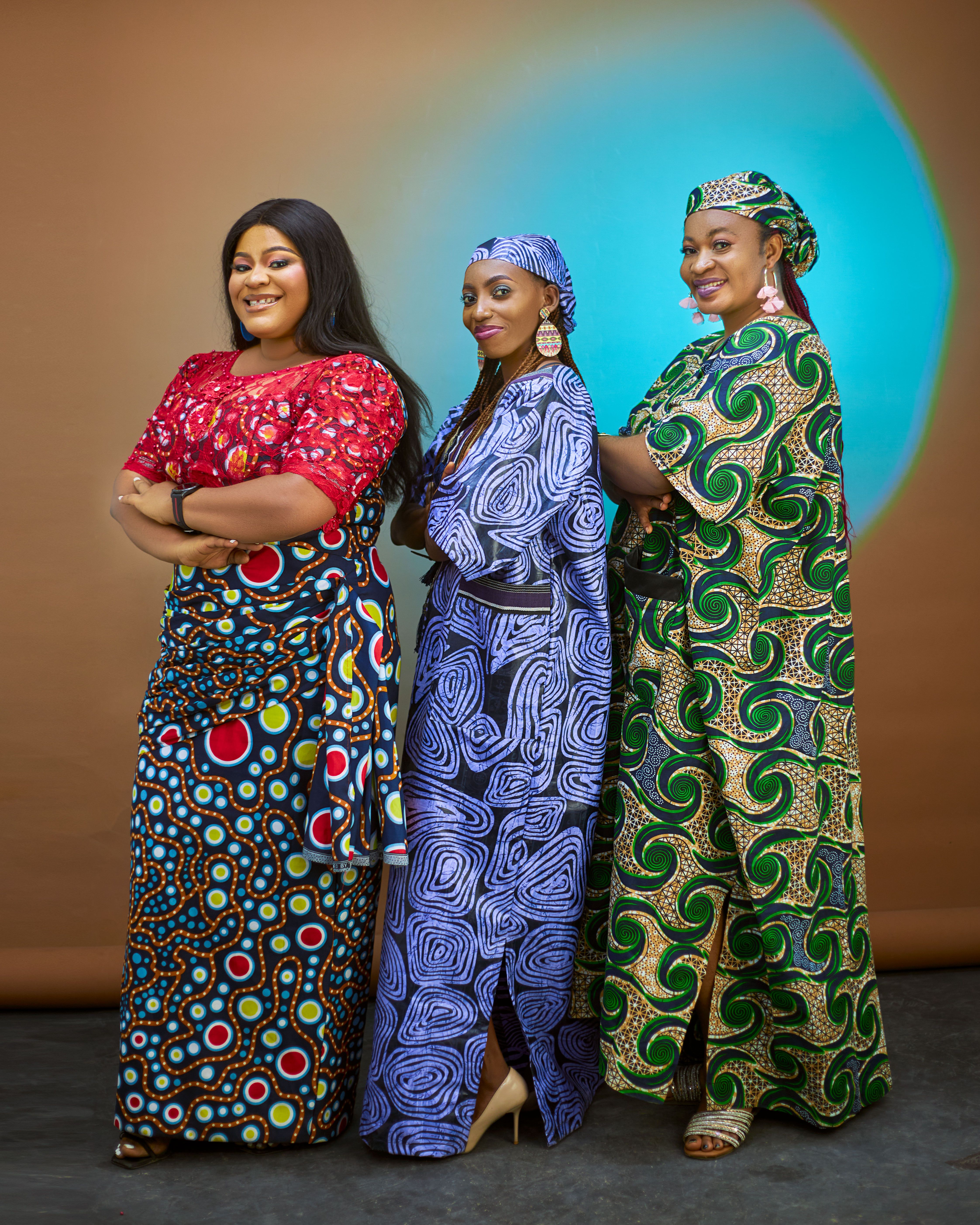 Elegant African Women in Vibrant Traditional Attire · Free Stock Photo