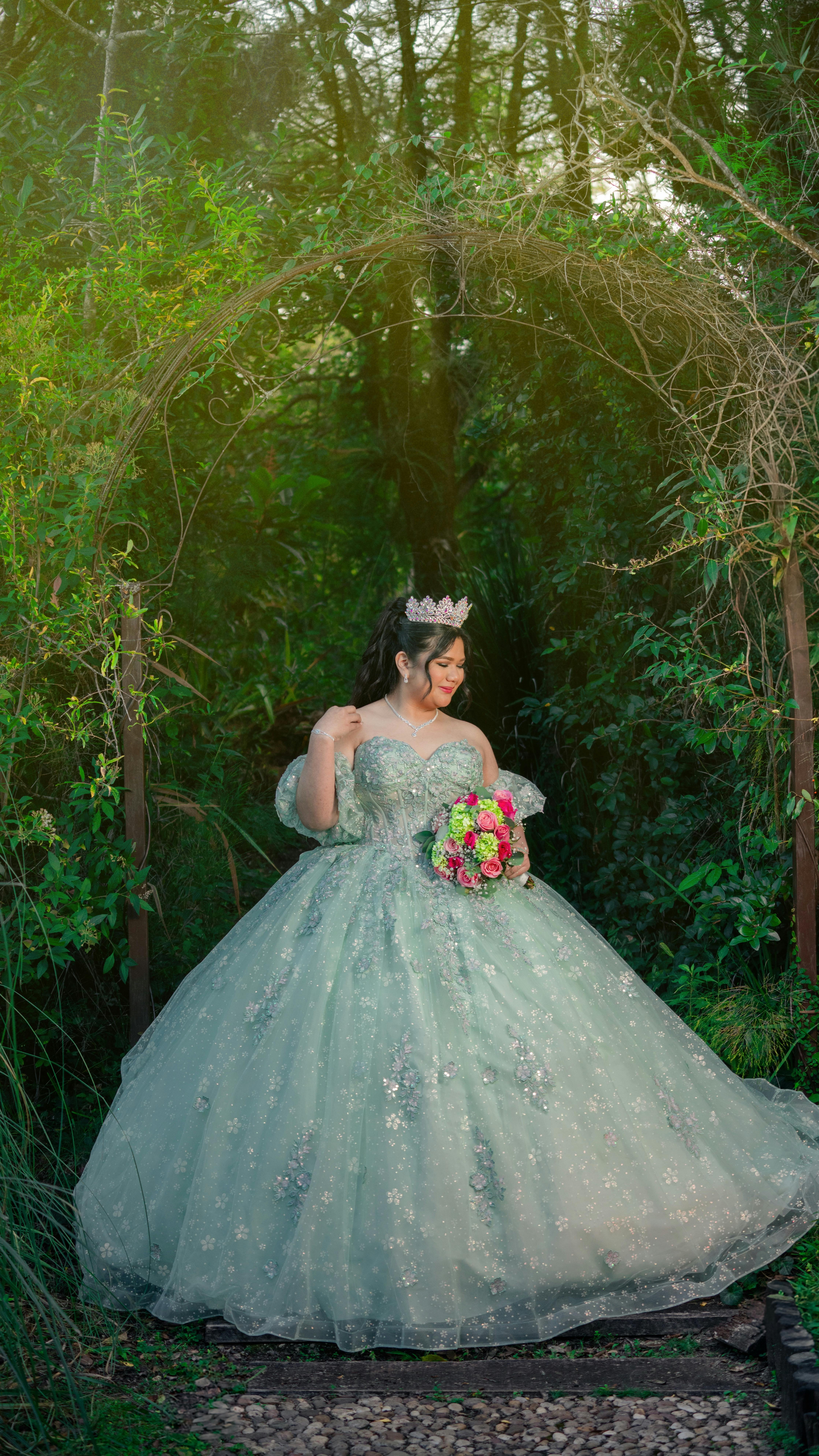 Stunning Princess in Forest Setting Portrait · Free Stock Photo