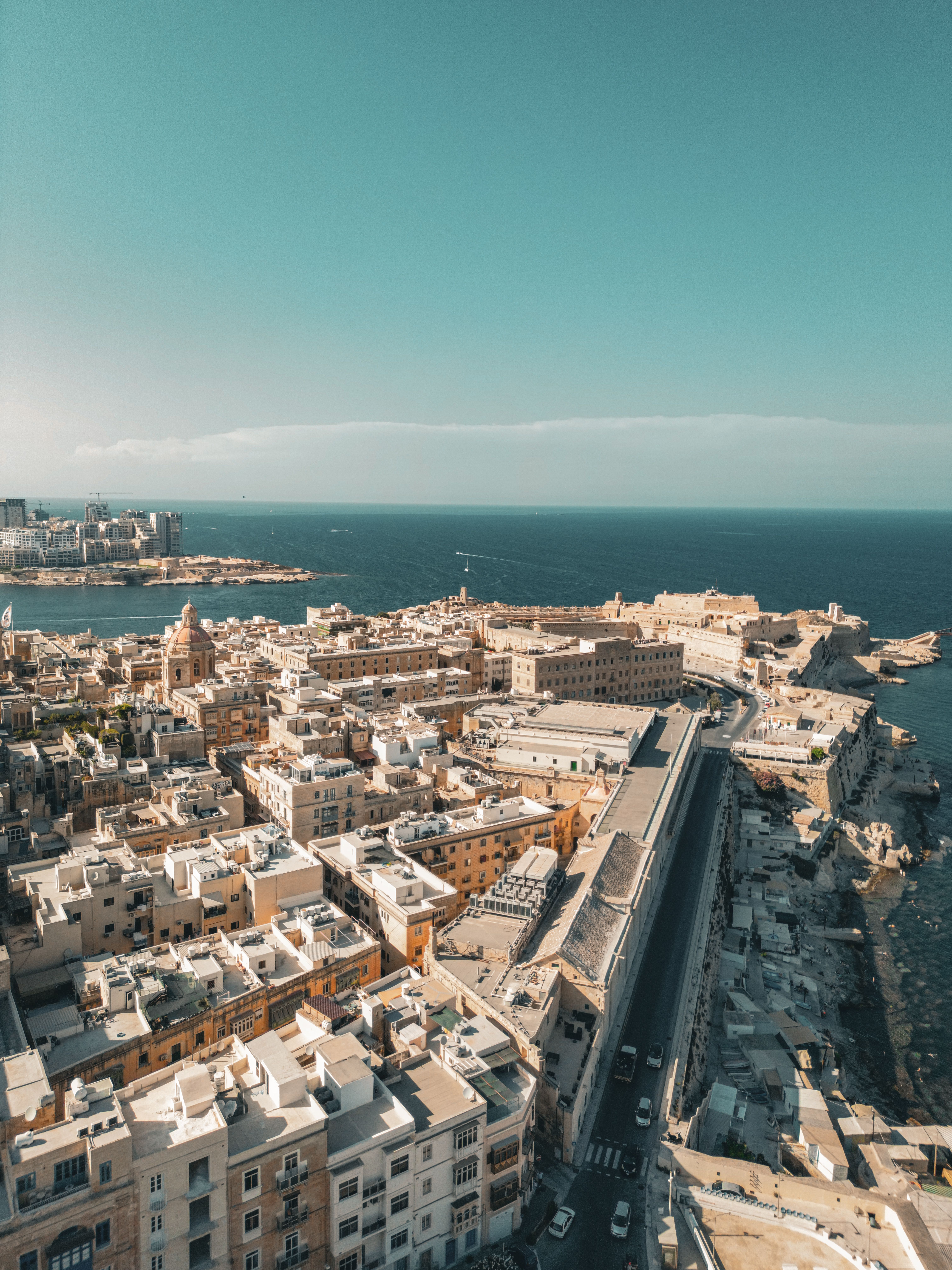 Aerial View of Valletta, Malta's Historic Skyline · Free Stock Photo