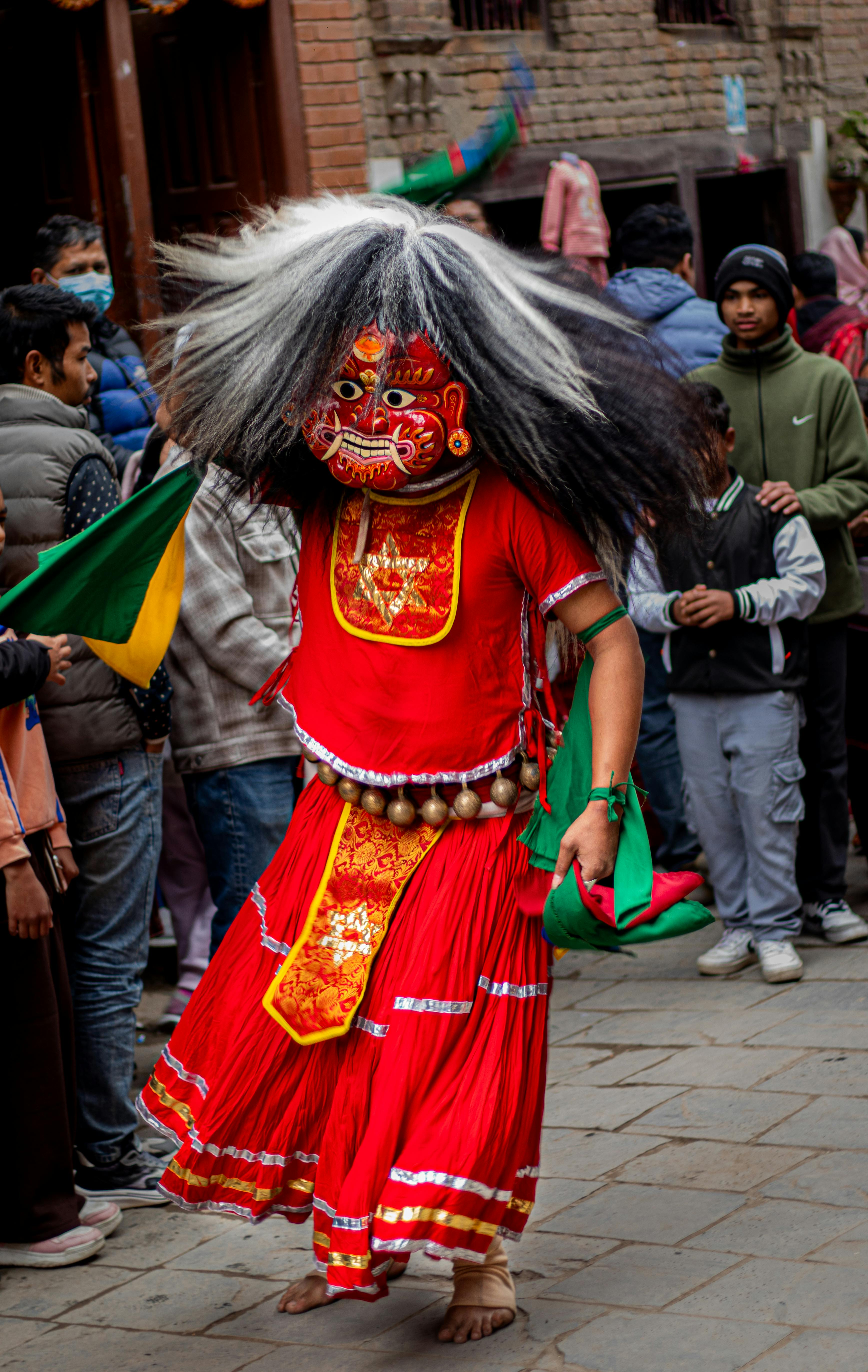 Traditional Masked Dance Festival in Nepal · Free Stock Photo Traditional Masked Dance Festival in Nepal · Free Stock Photo