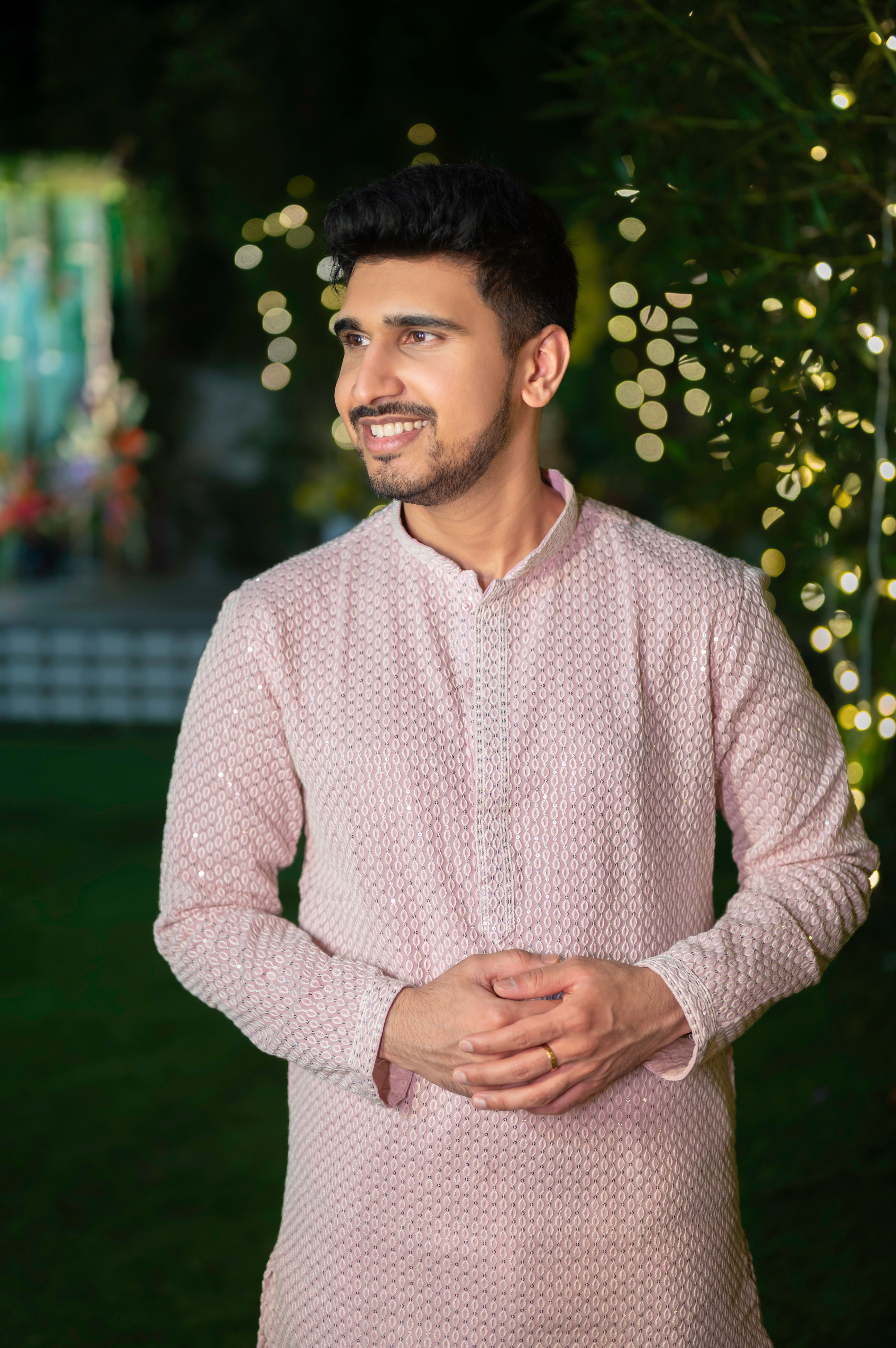 Elegant South Asian Man in Traditional Attire · Free Stock Photo