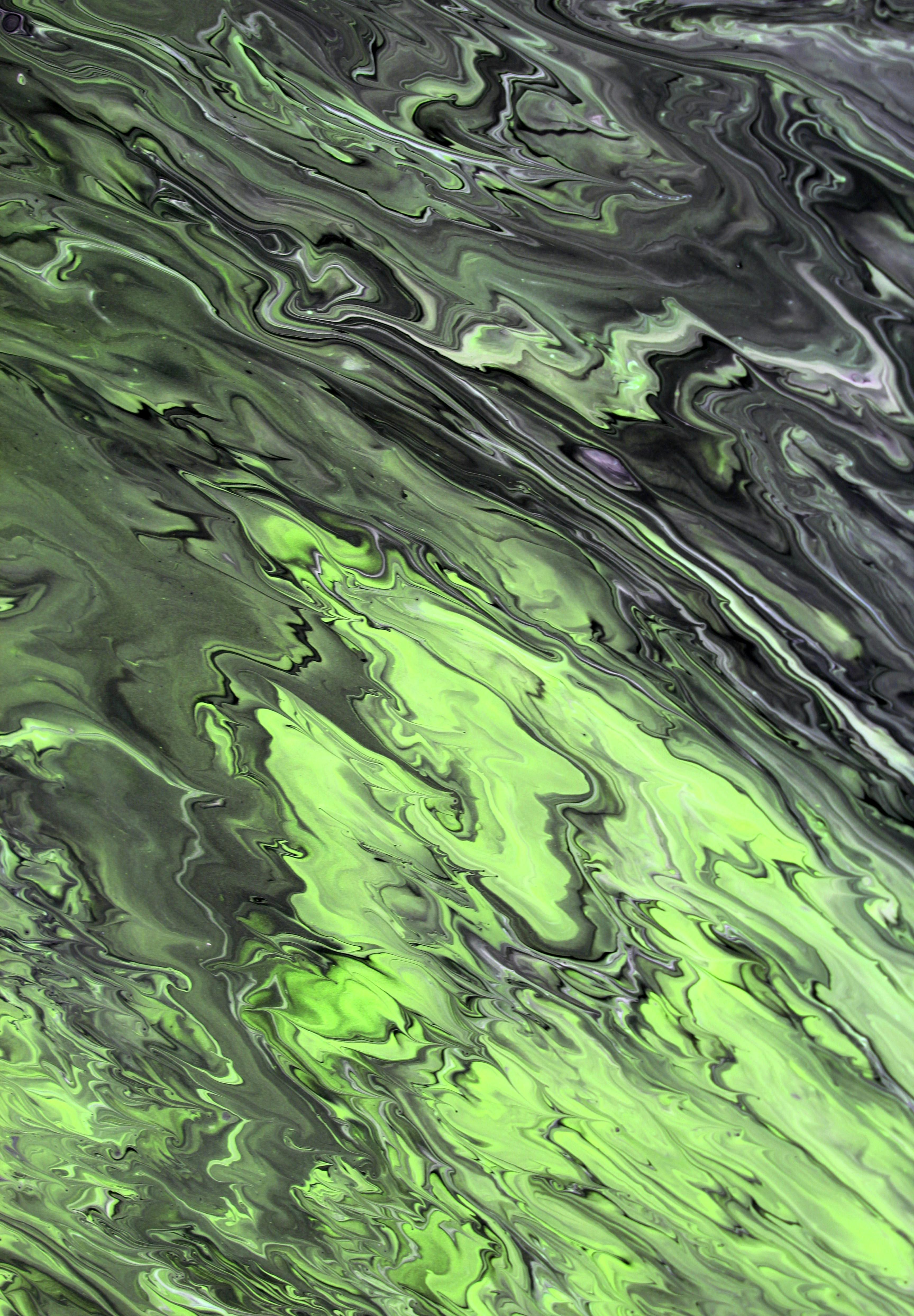 Abstract Green and Gray Marble Texture · Free Stock Photo