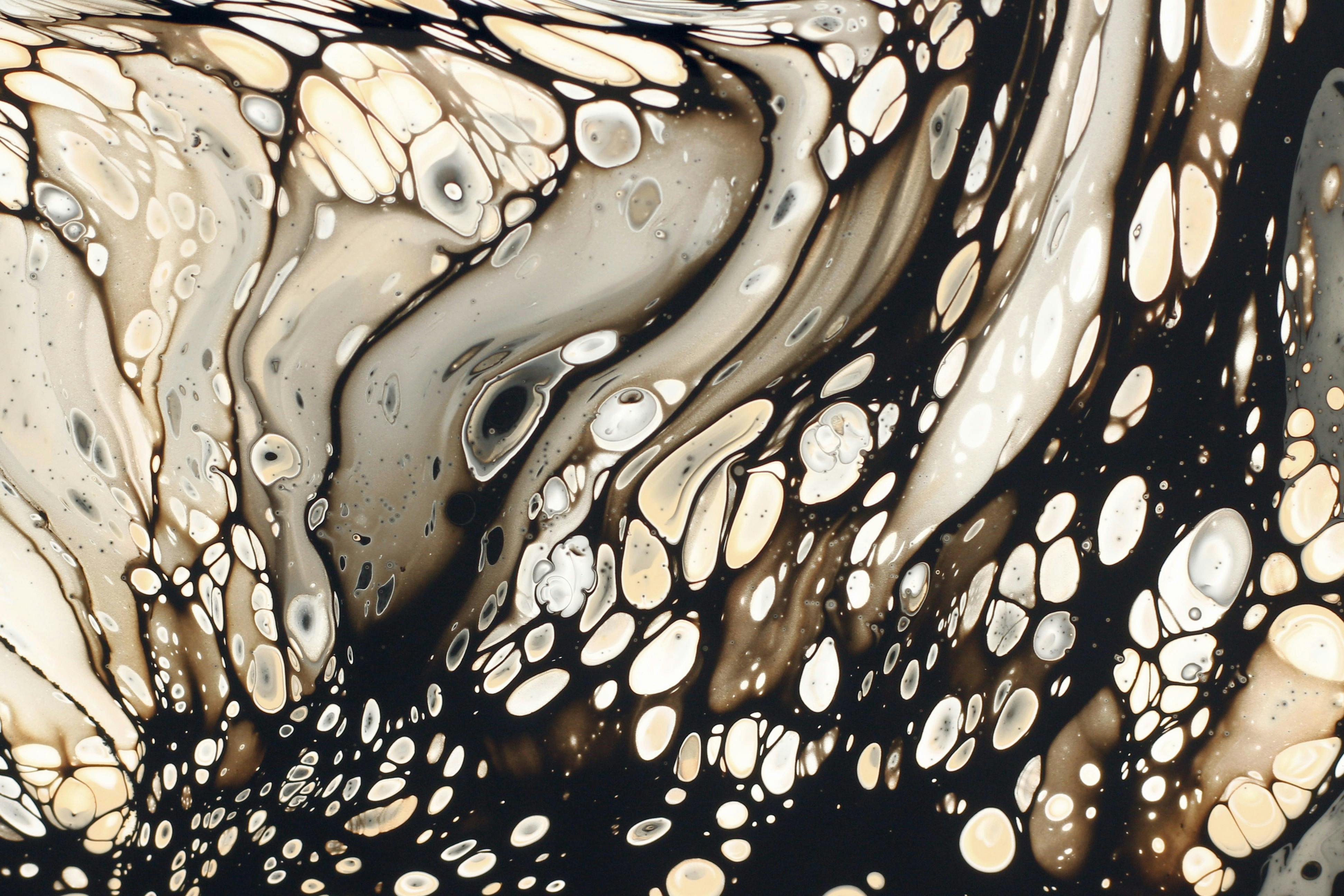 Abstract Fluid Art in Earthy Tones · Free Stock Photo