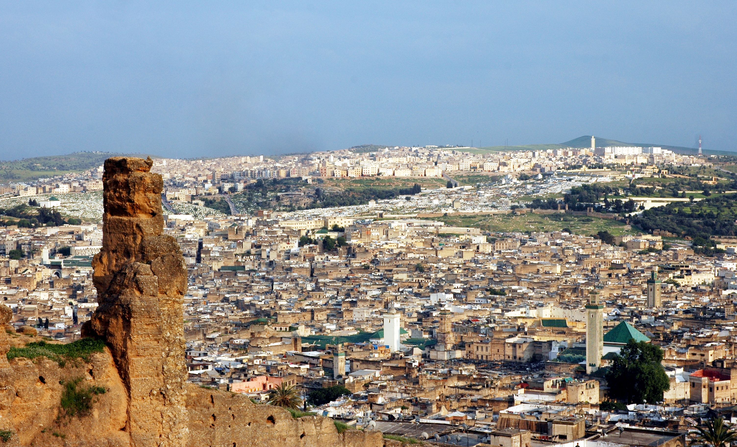 Pemandangan Udara Lanskap Bersejarah Fès Meknès · Foto Stok Gratis