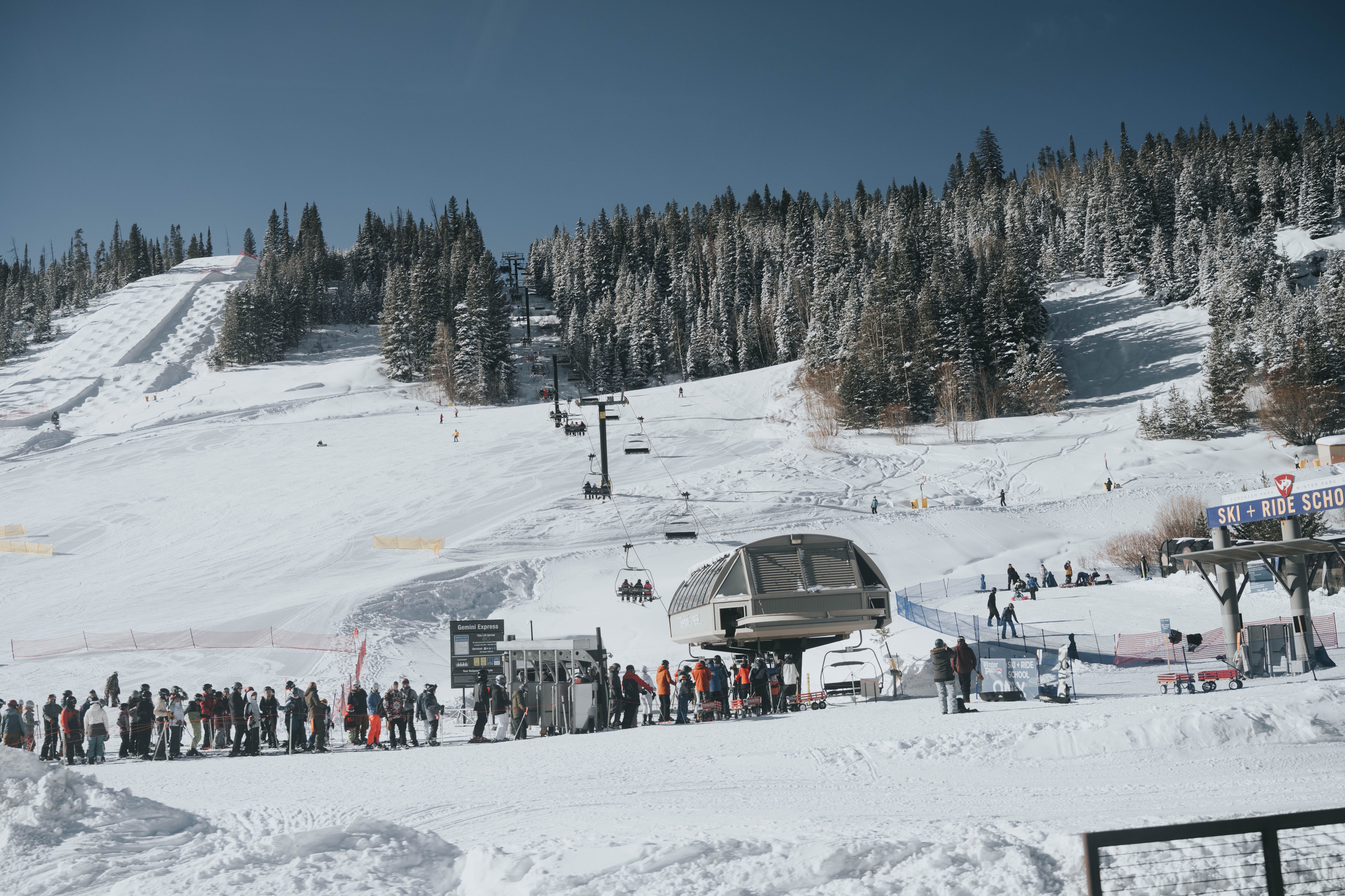 Ski Resort in Snowy Colorado Winter Landscape · Free Stock Photo