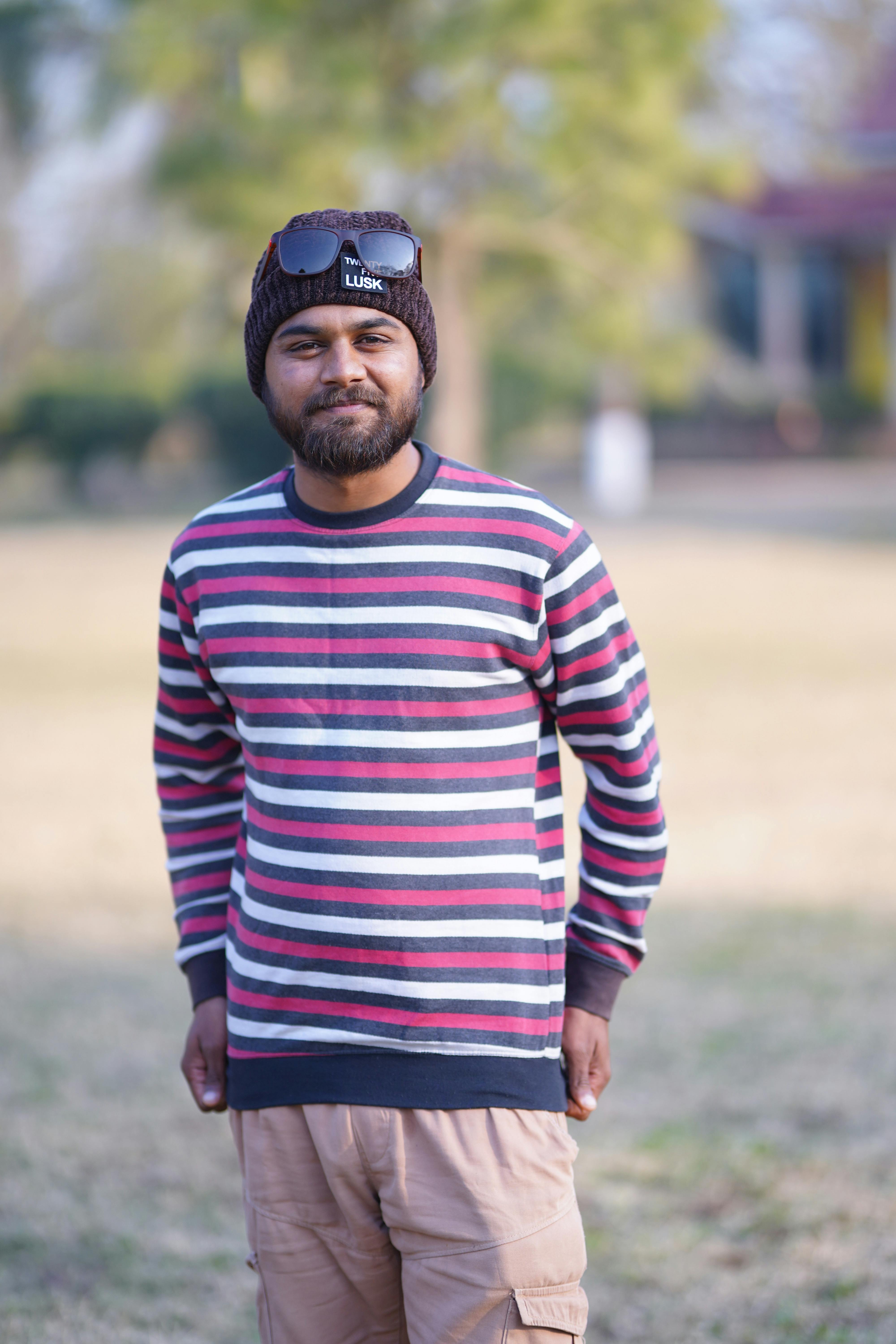 Man Wearing Blue, Red, and White Jacket · Free Stock Photo