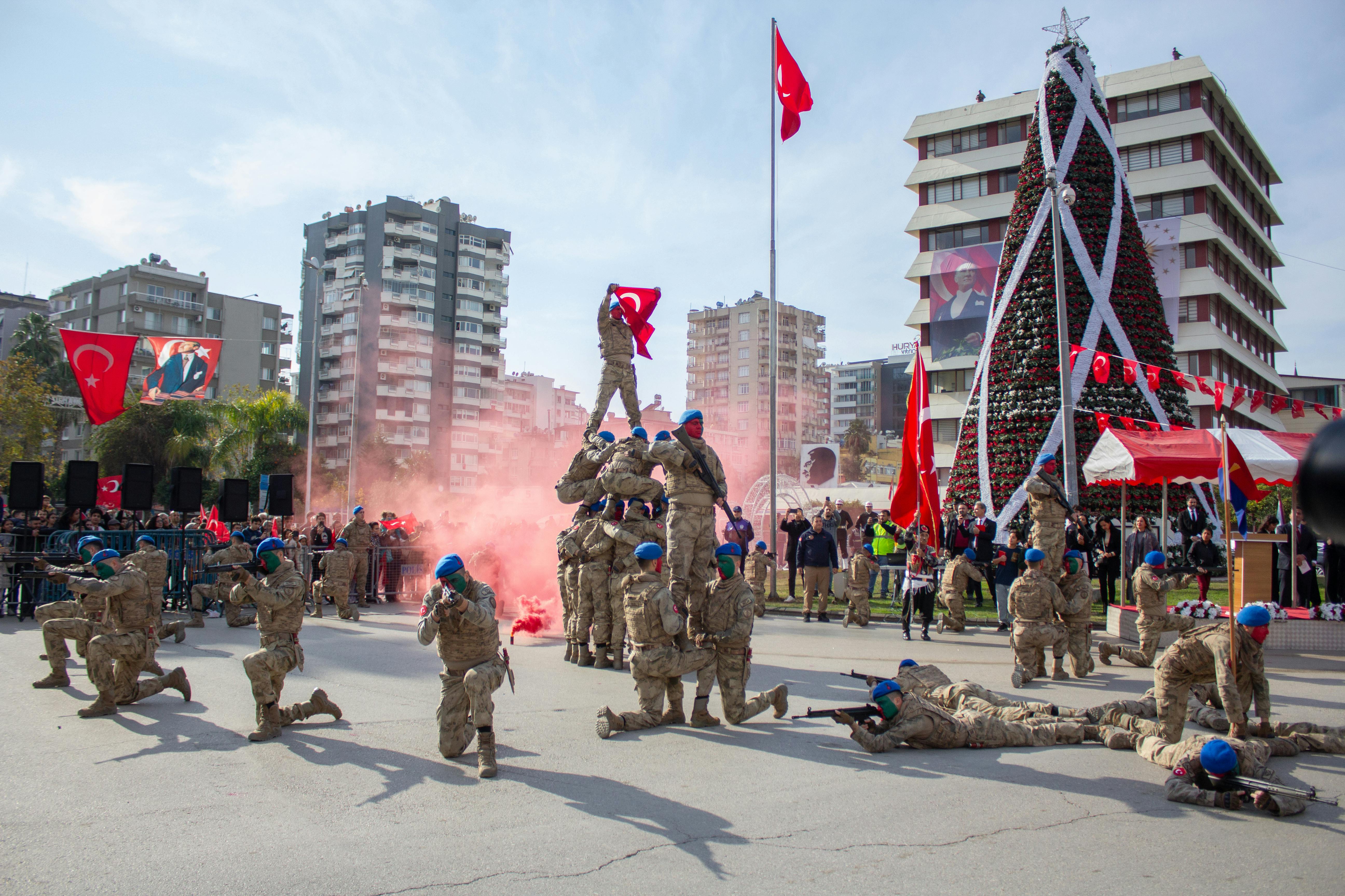 Turkish Military Parade and Display Ceremony · Free Stock Photo
