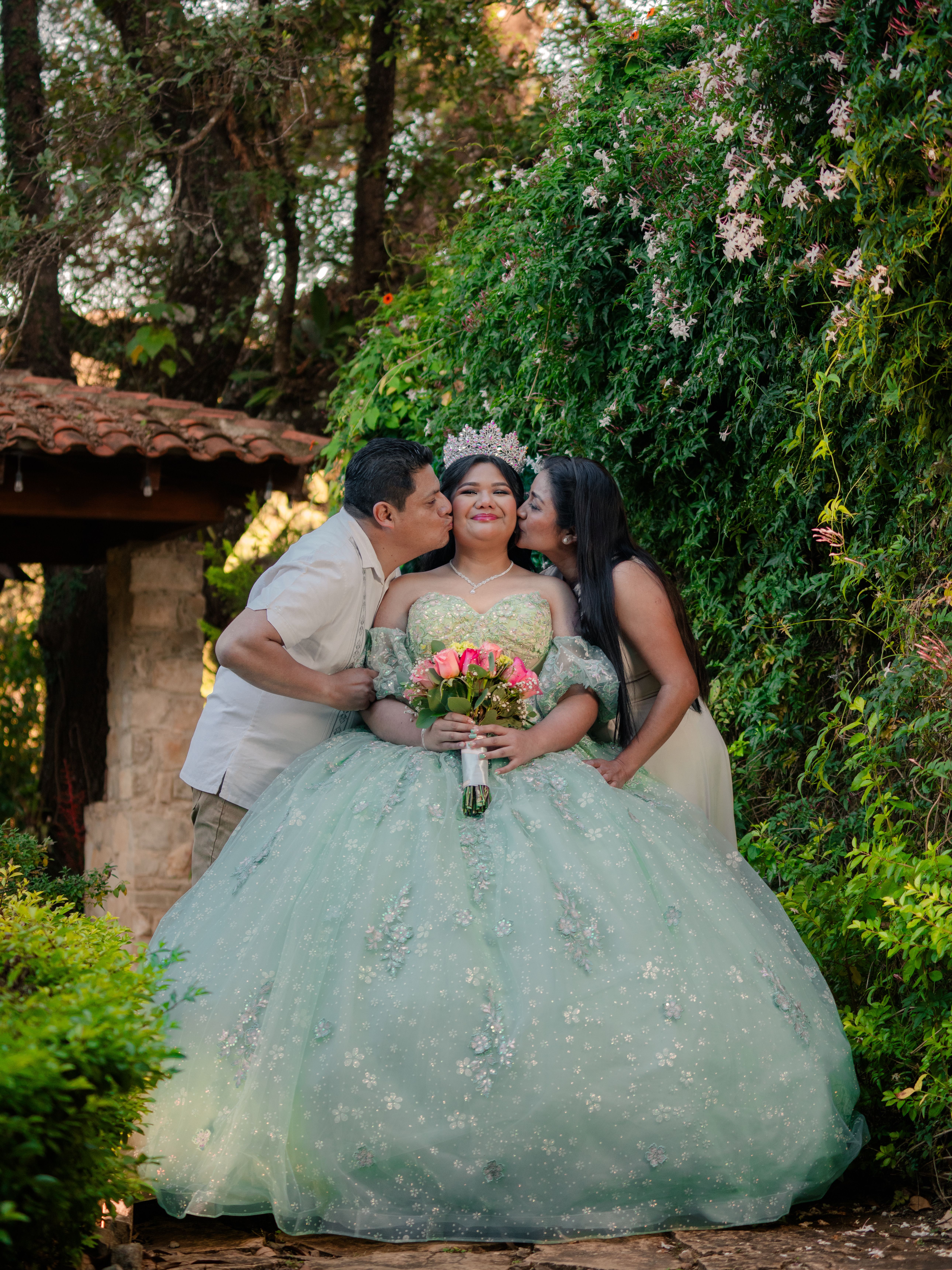 Beautiful Quinceañera Celebration Outdoor Portrait · Free Stock Photo